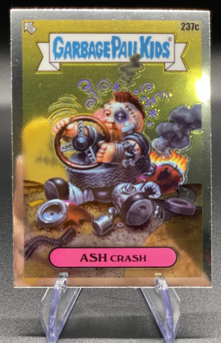 Ash Crash 2023 Garbage Pail Kids Topps Chrome Series 6 C Name Variation ...