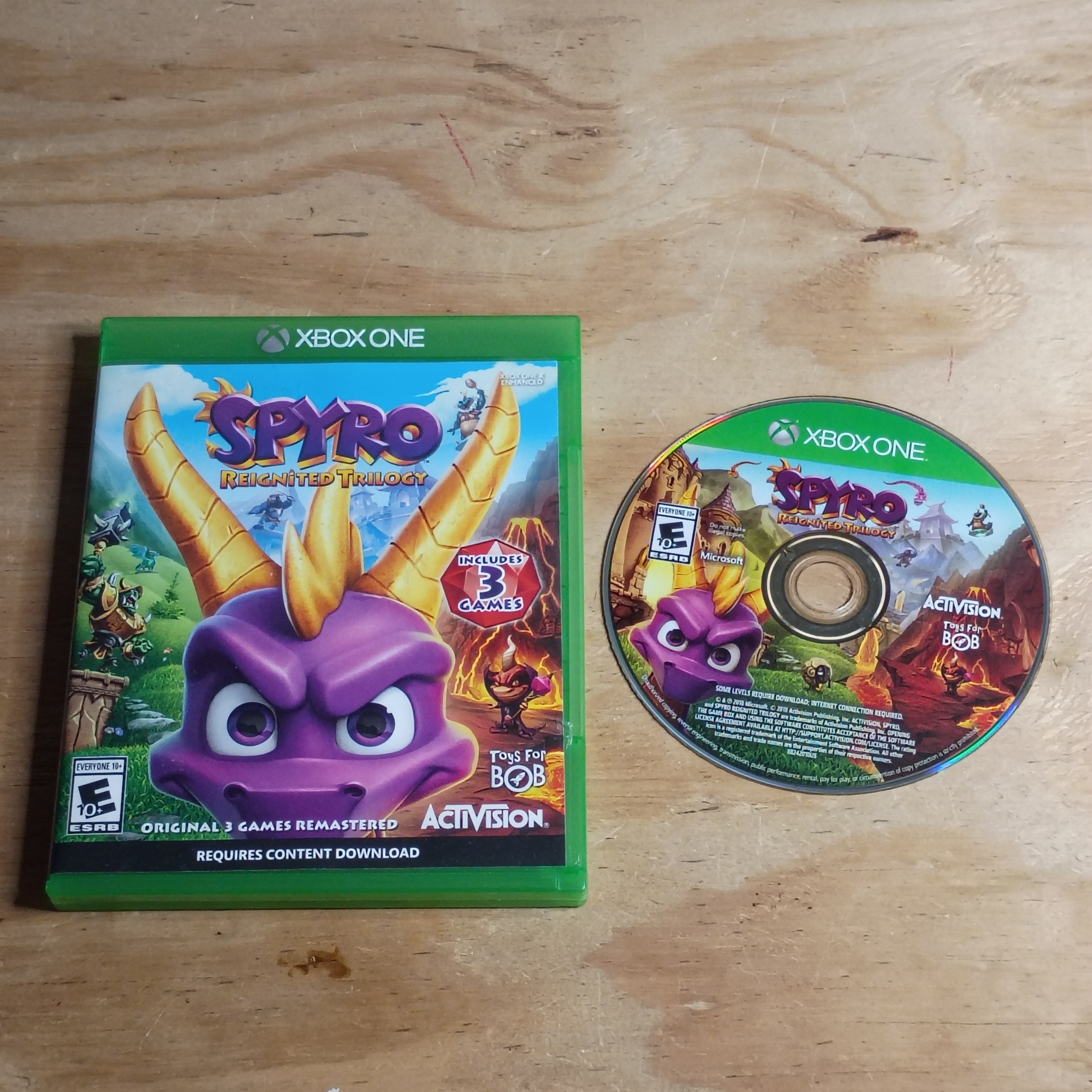 Spyro: Reignited Trilogy 1 - 3 Xbox One And Xbox One X Enhanced