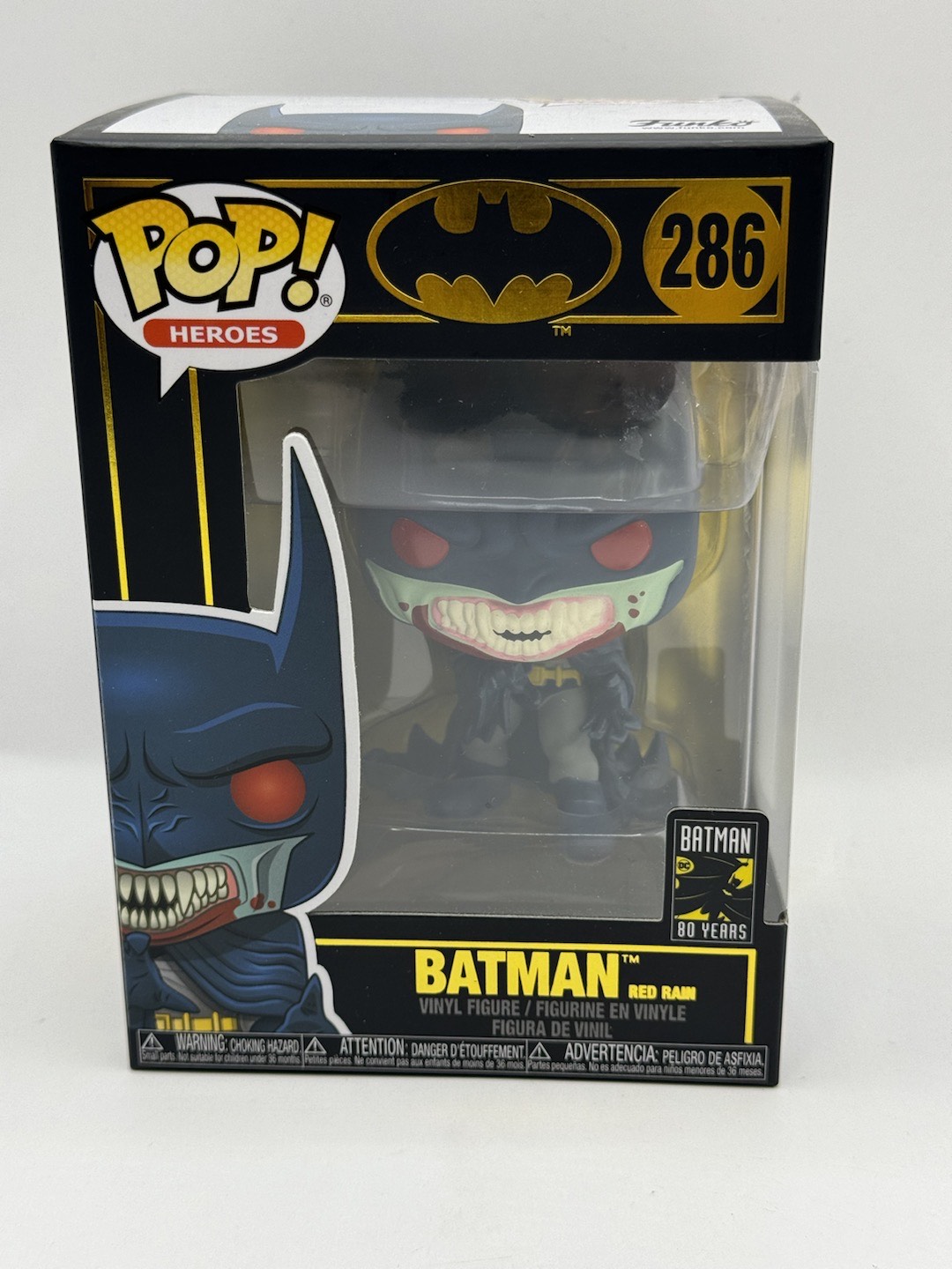 Funko POP! Heroes - Batman Red Rain (Count Dracula) #286 - Vaulted - NIB