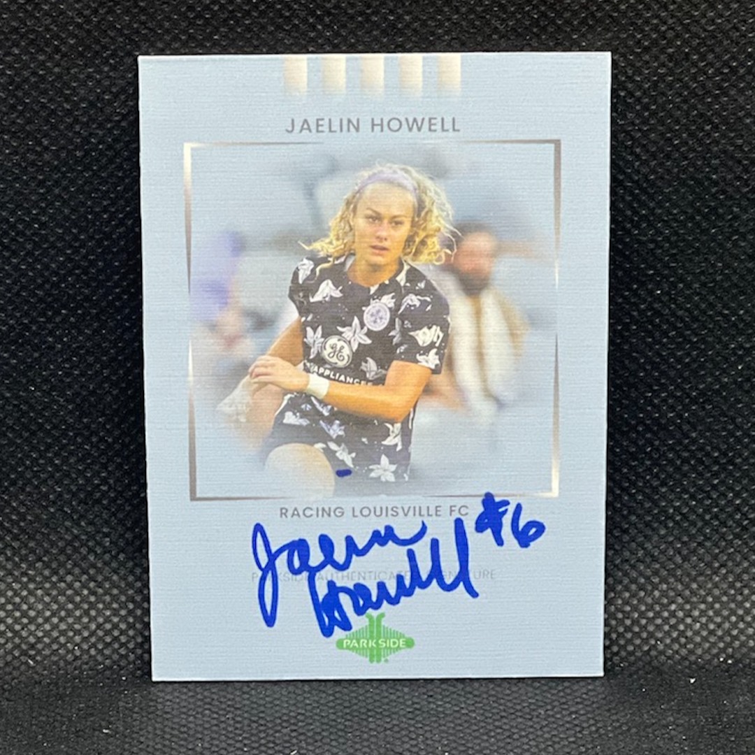 Jaelin Howell 2022 Parkside Paramount Blue /50 Autograph