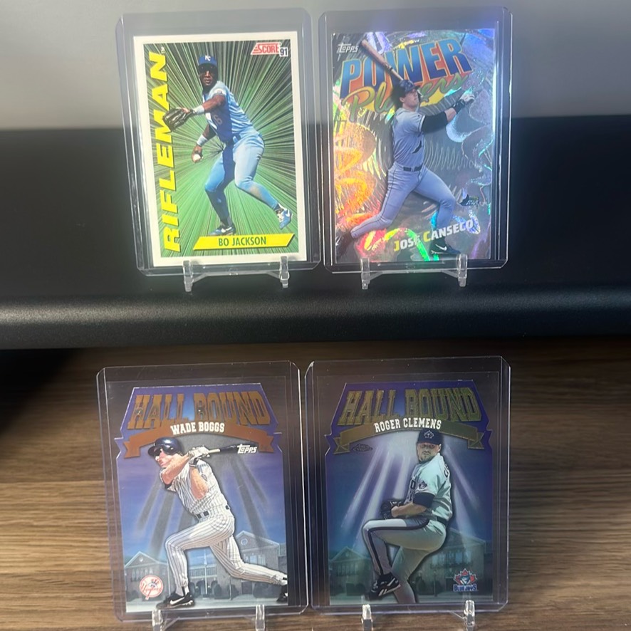 09 - Bo, Clemens, Boggs, Canseco 90's Insert lot