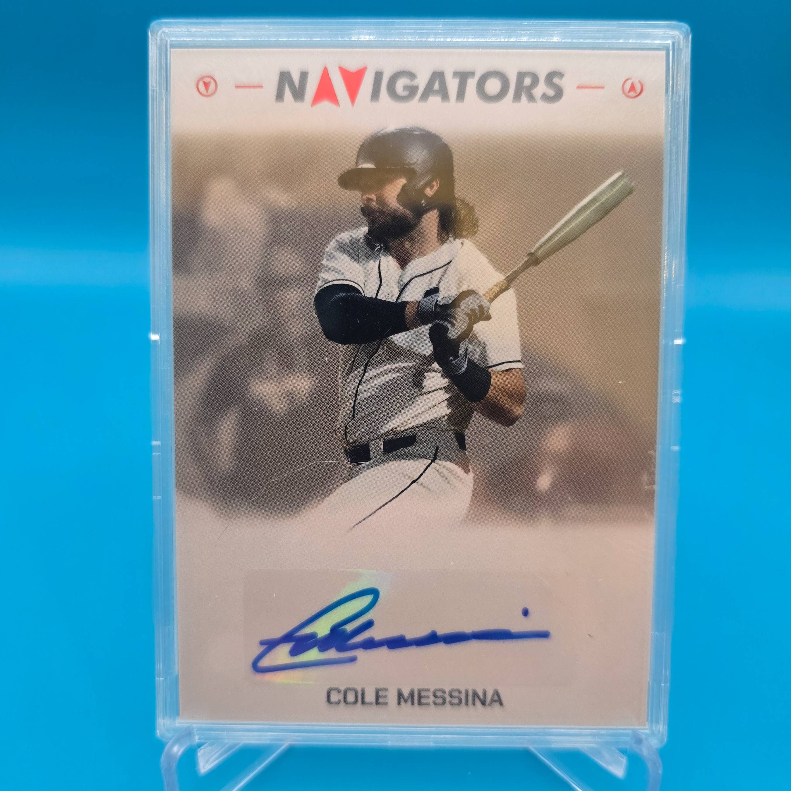 Cole Messina 2025 Pulse Meridian Baseball Red Foil Auto 5/25 Colorado ...