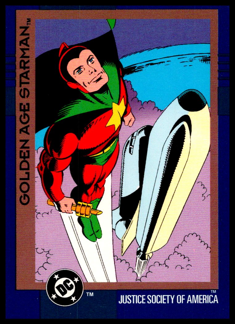 1993 SkyBox DC Cosmic Teams #57 Golden Age Starman