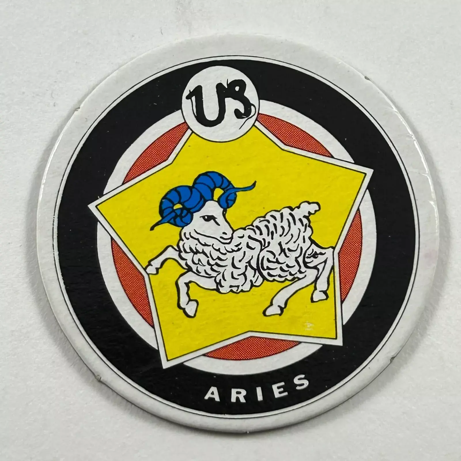 POGs Aries POG #1 Zodiac Sign Astrology Made in Taiwan R.O.C. - 68