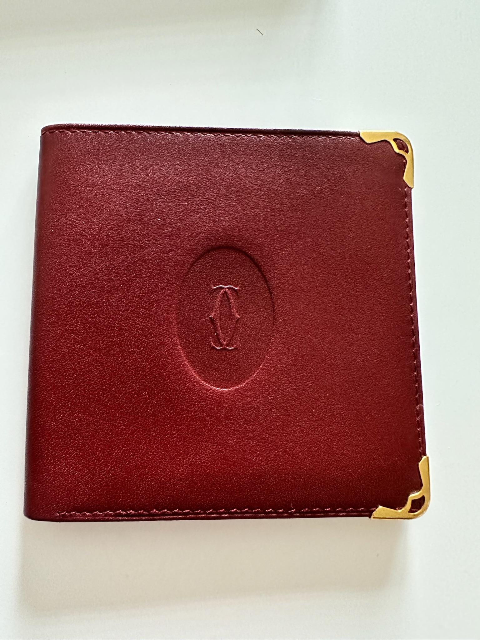 Cartier Bifold wallet w/box