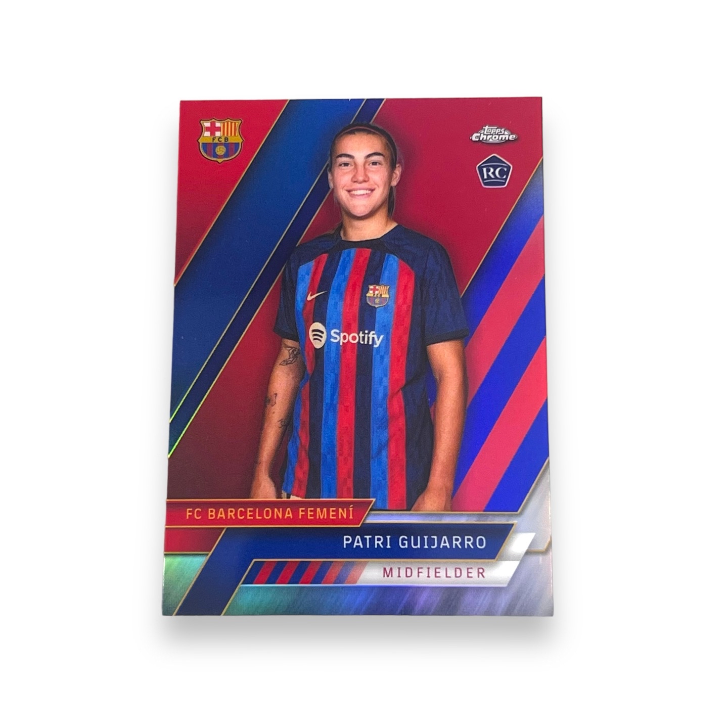 Patri Guijarro RC 78/99 2022-23 Topps Chrome FC Barcelona Barca #11 Rookie