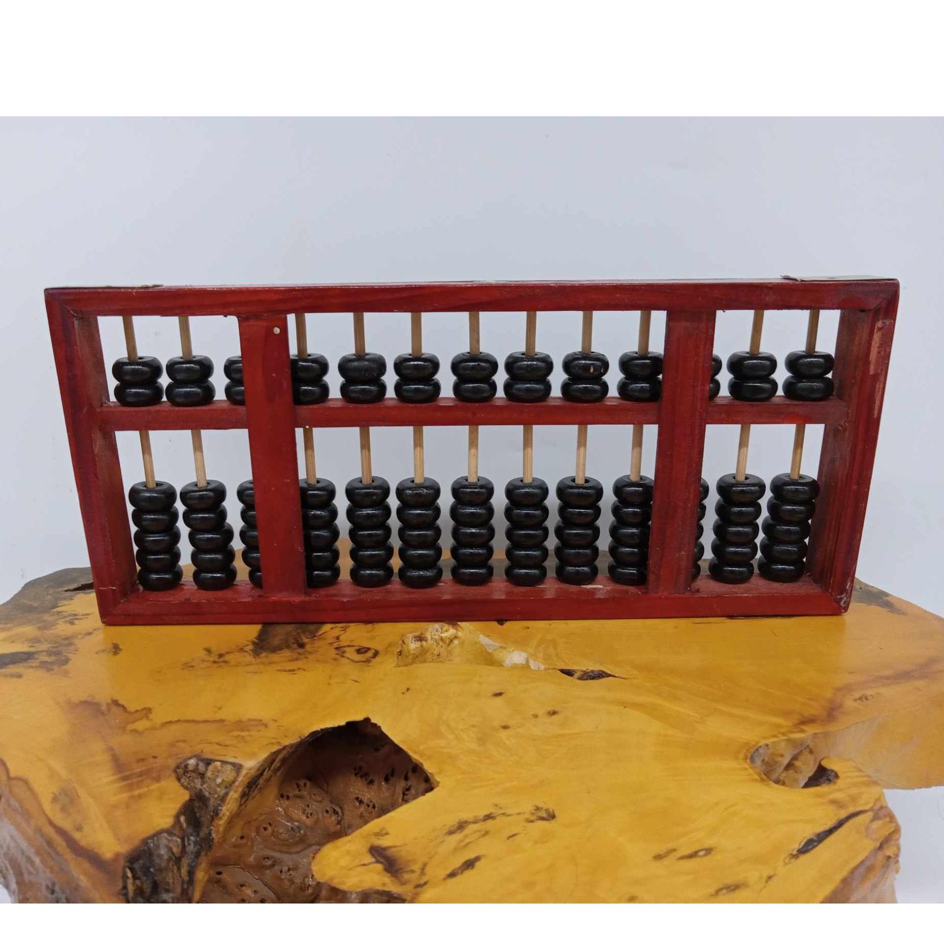 Wood and brass abacus, decor, math, counting, school