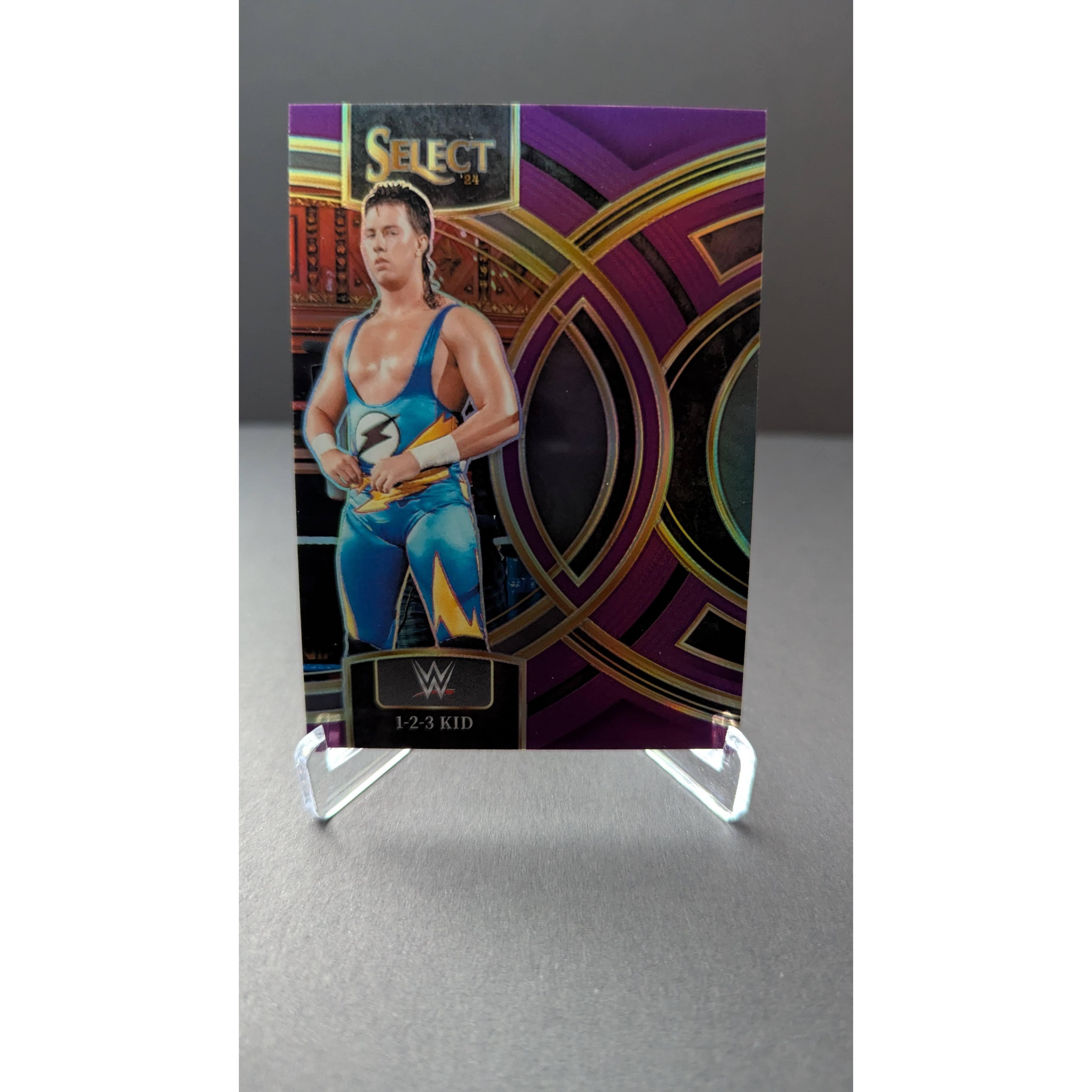 1-2-3 Kid 2024 WWE Panini Select PURPLE PRIZM 84/99