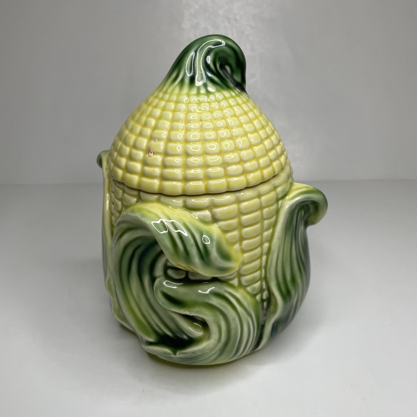 Vintage 1940's Stanfordware Corn Cob Small Canister Jar #512 Stanford Ware