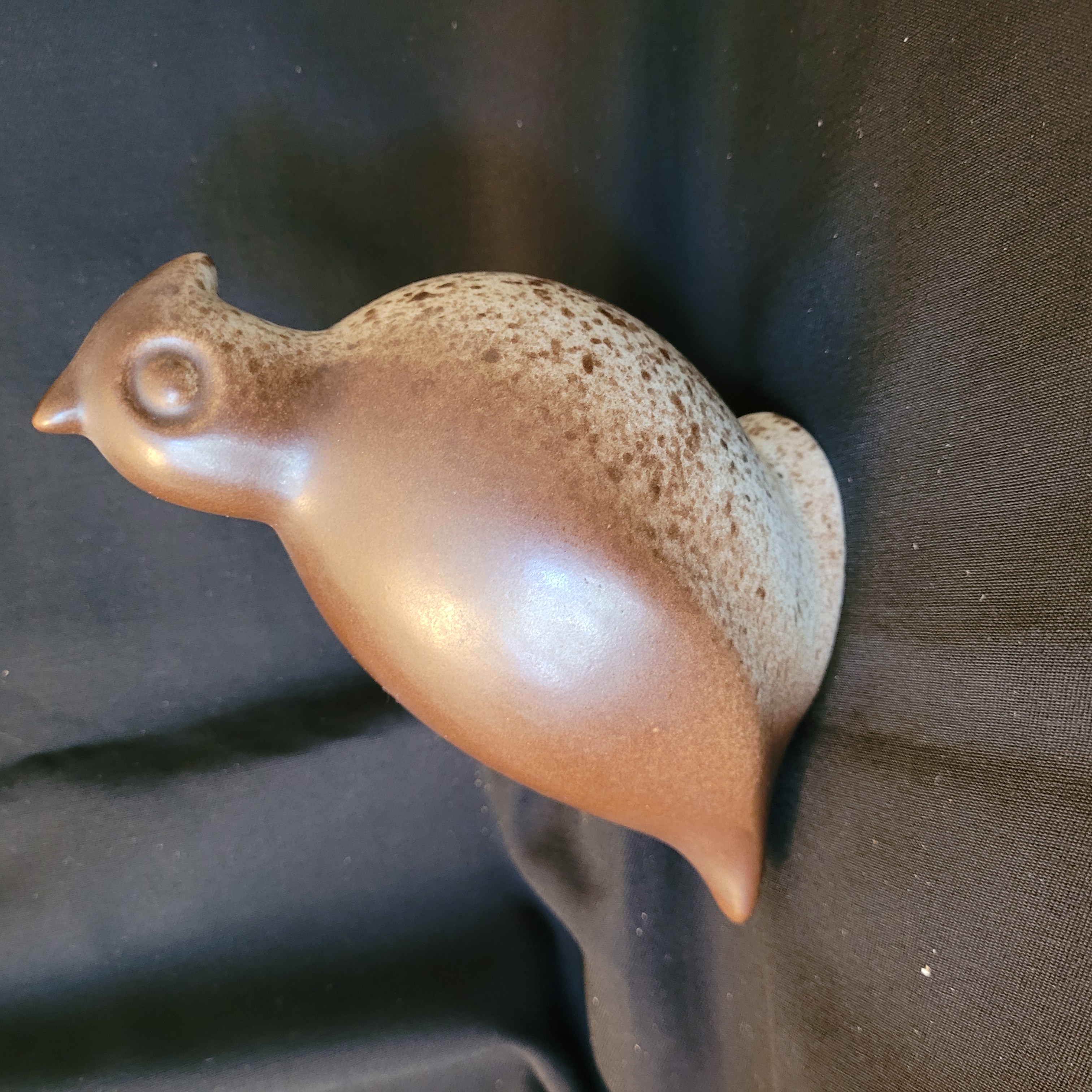 Vtg Ceramic Quail Figurine Howard Pierce 5.5 inches tall