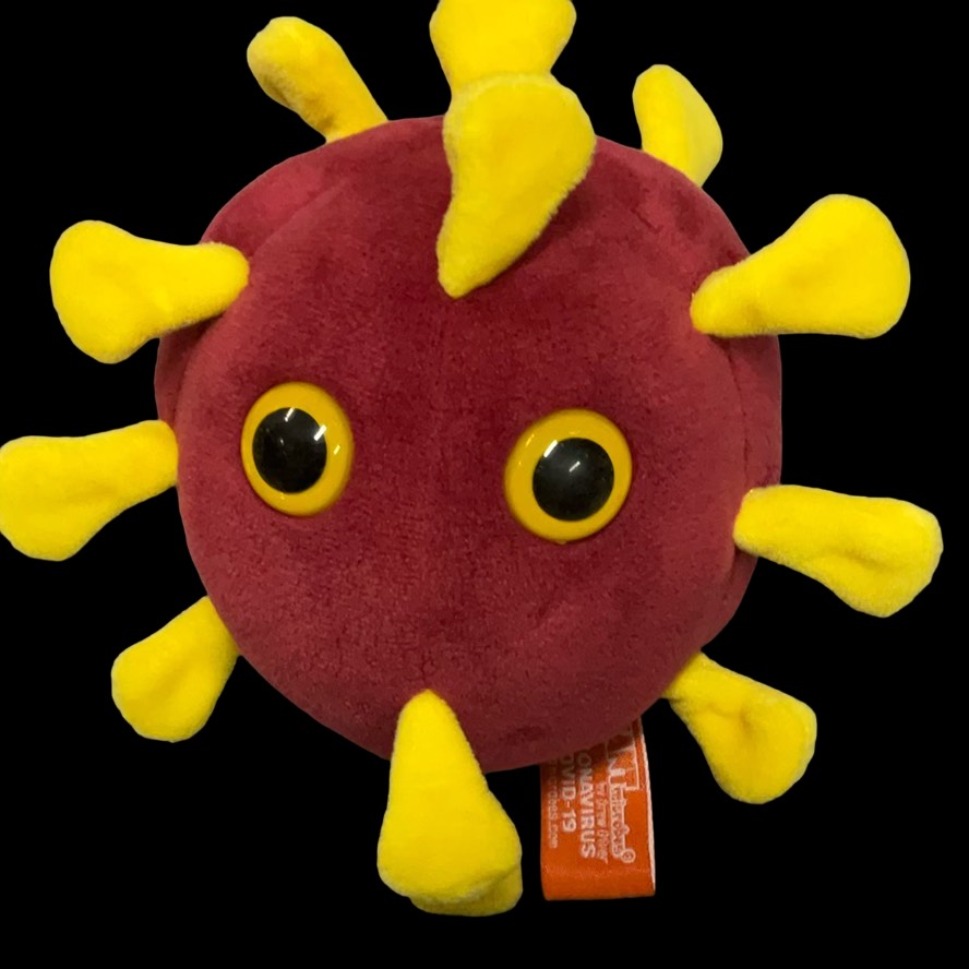 Covid-19 Plush Giant Microbes 6”