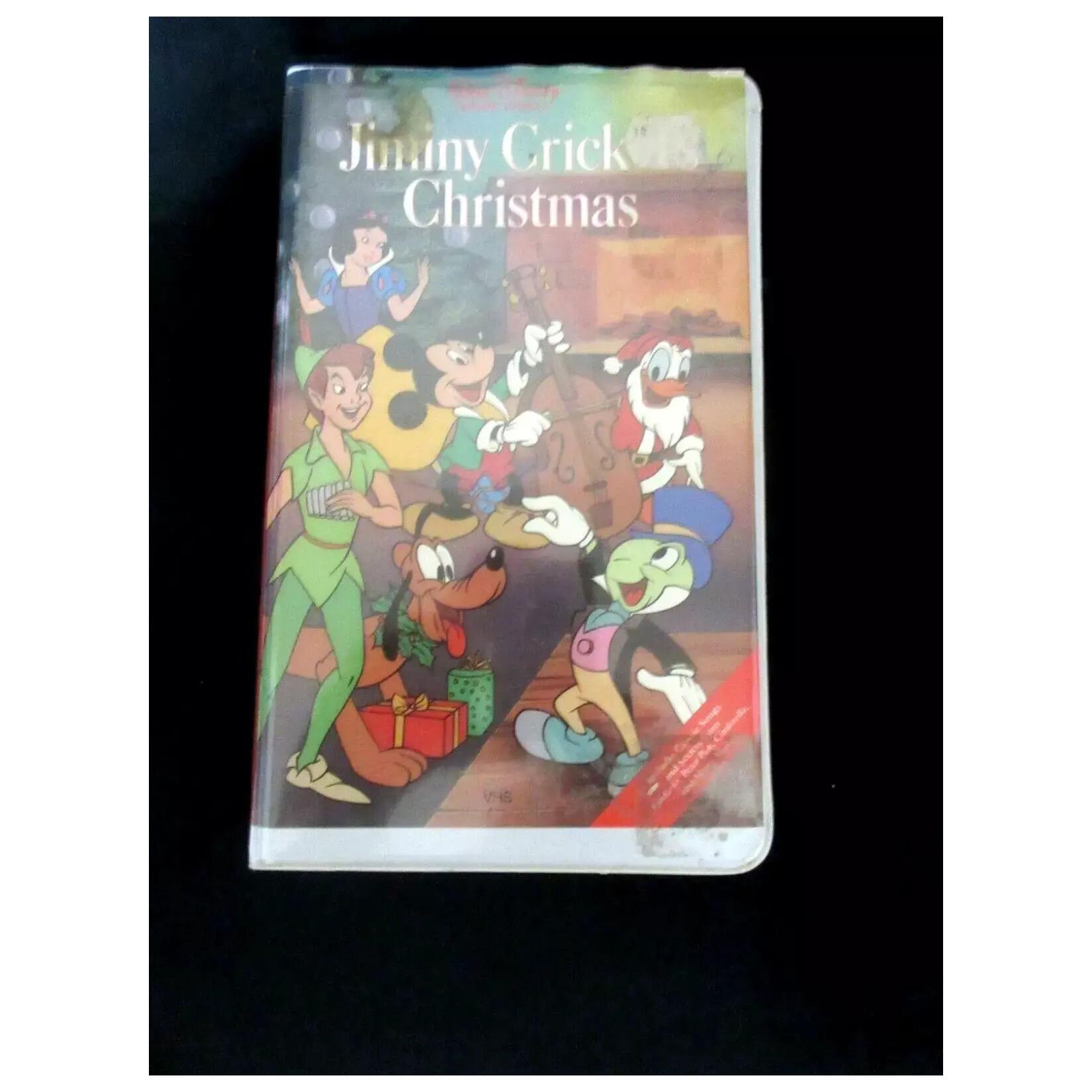 Walt Disney Home Video Jiminy Cricket's Christmas VHS CLAMSHELL