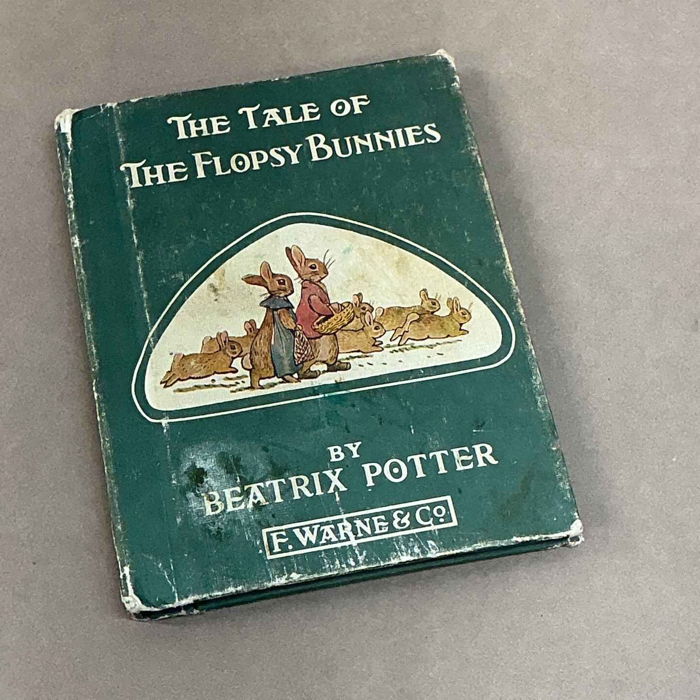 Vintage 1937 The Tale Of The Floppy Bunnies Beatrix Potter Book