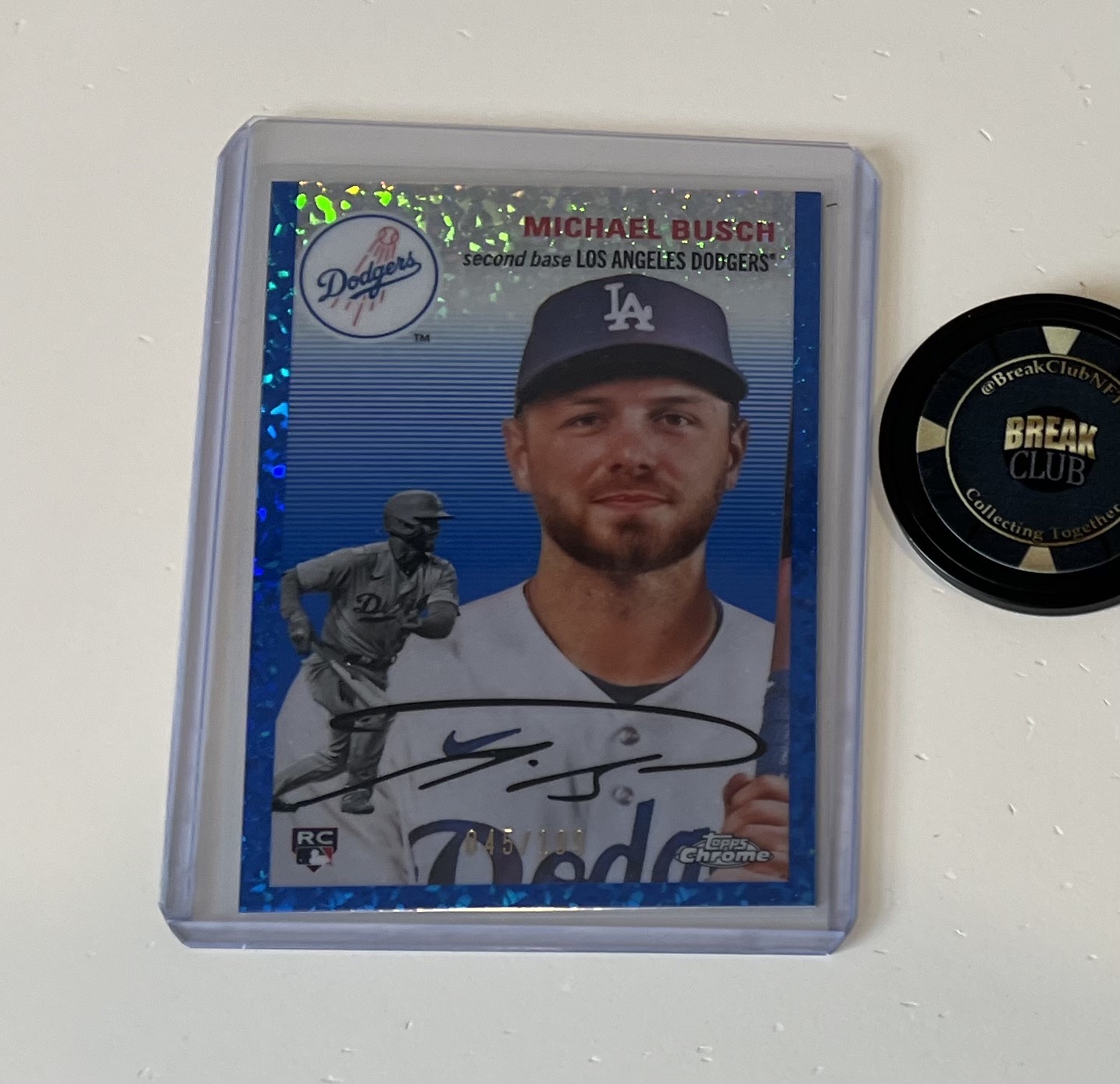 Michael Busch RC Blue Mini Diamond Refractor /199