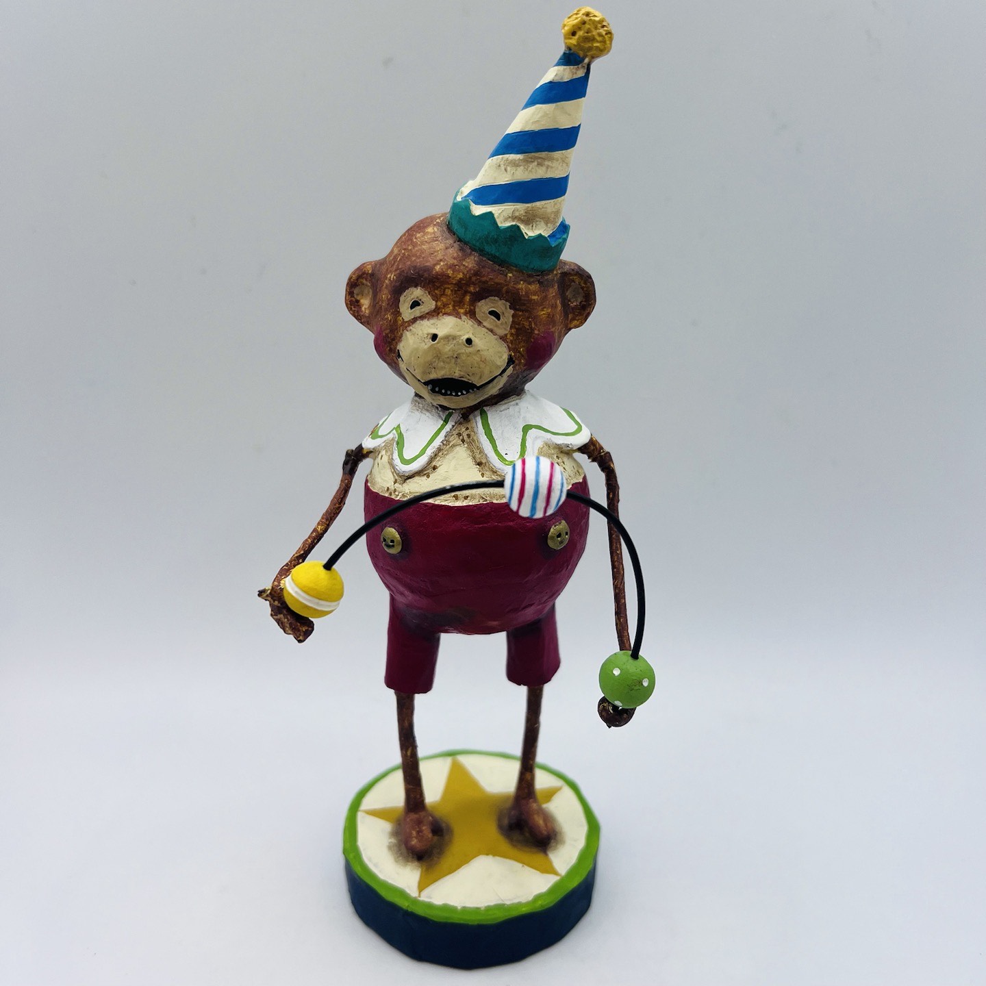 Lori Mitchell “Manny The Miraculous Monkey” Figurine Retired 6.5”