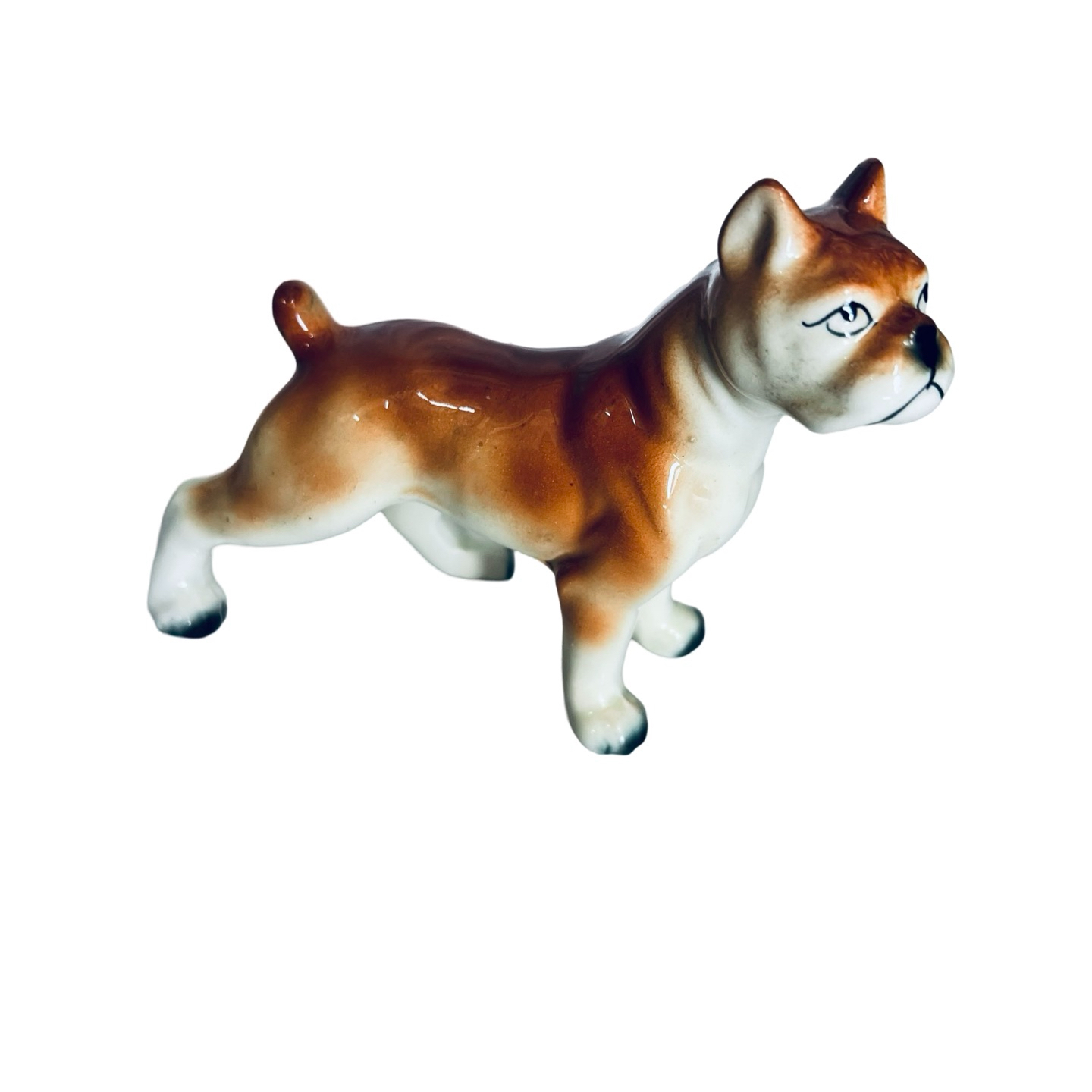 024 Vintage Boxer Ceramic Figurine