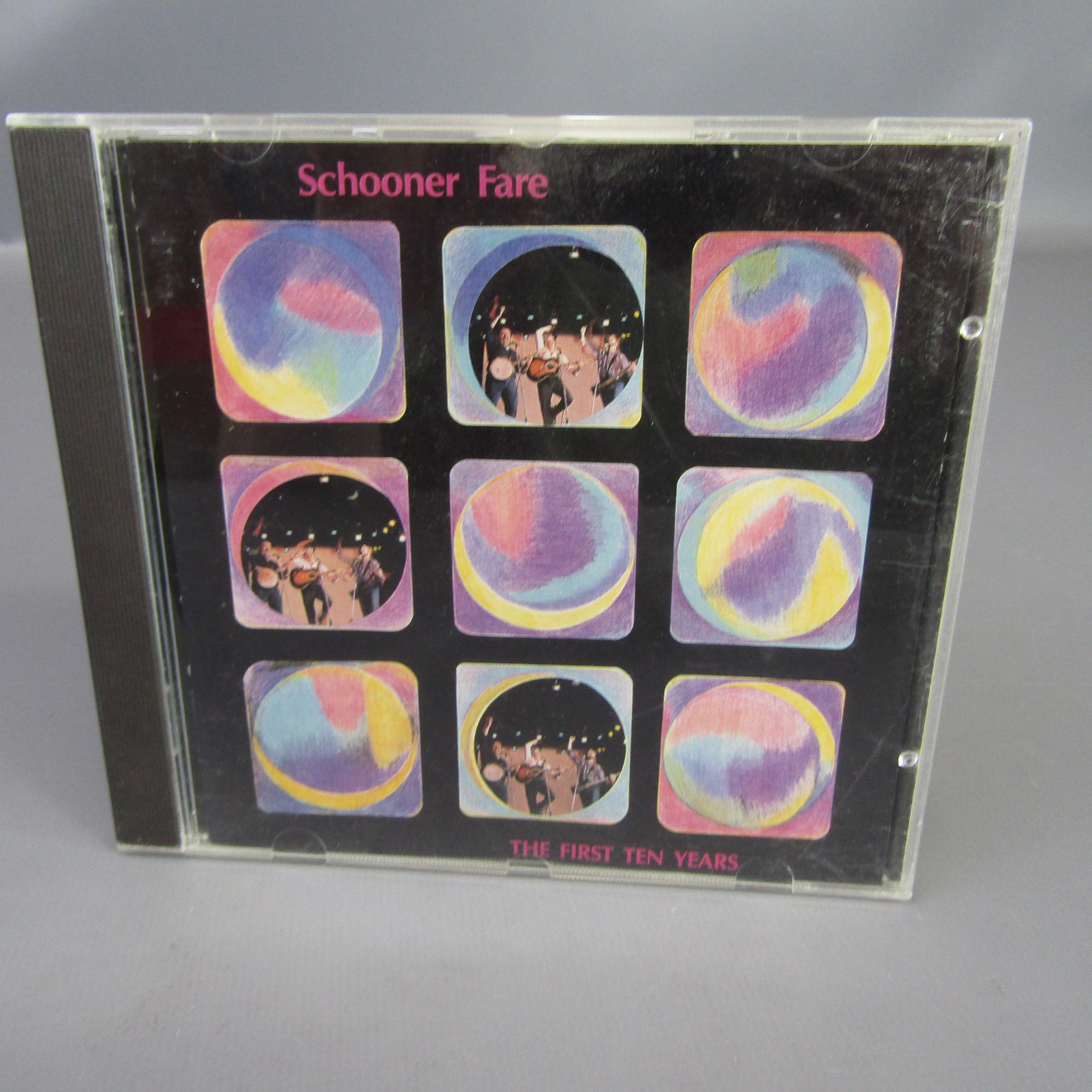 Schooner Fare cd The First Ten Years 1990 Album Irish Folk Music Celtic
