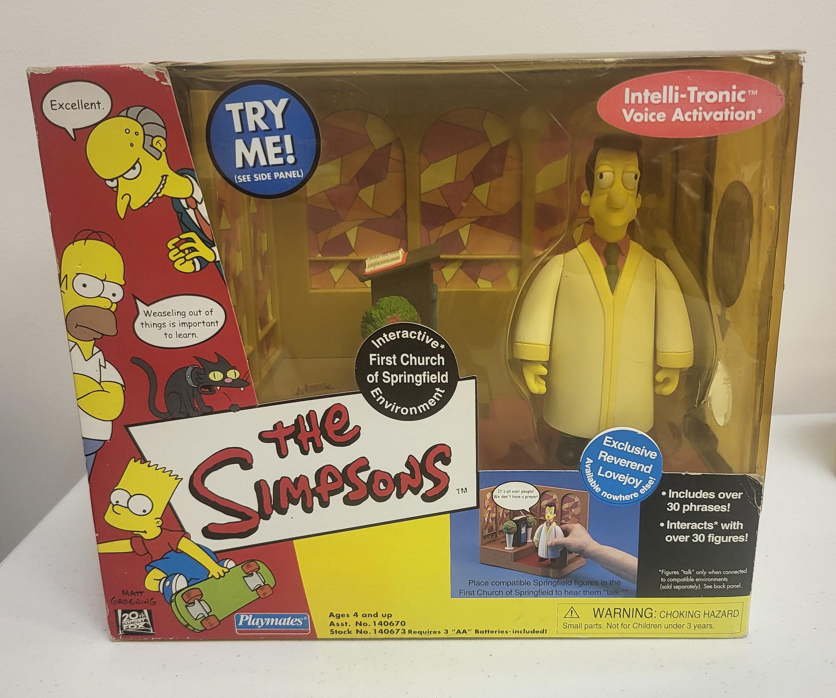 The Simpsons Interactive first church of Springfield Action Figure ...