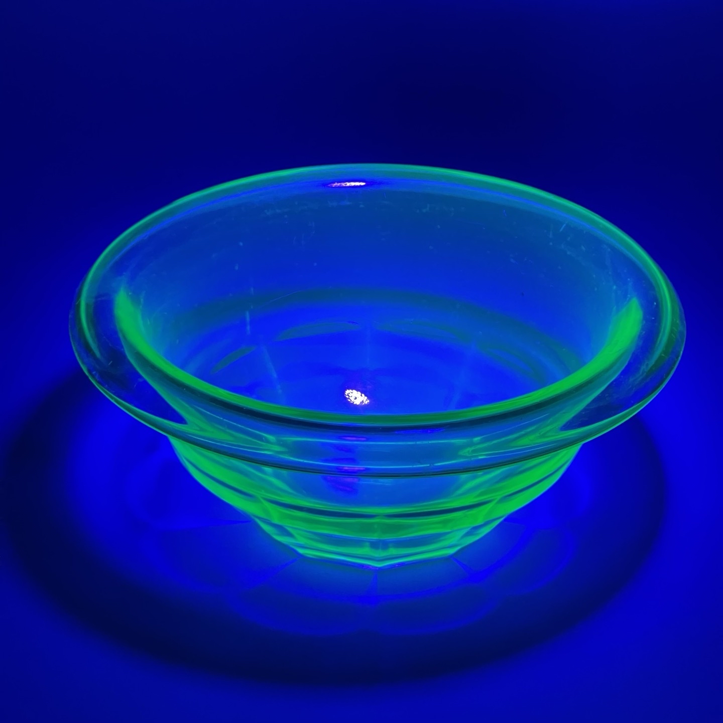 Hazel Atlas Uranium Glass Small Mixing Bowl