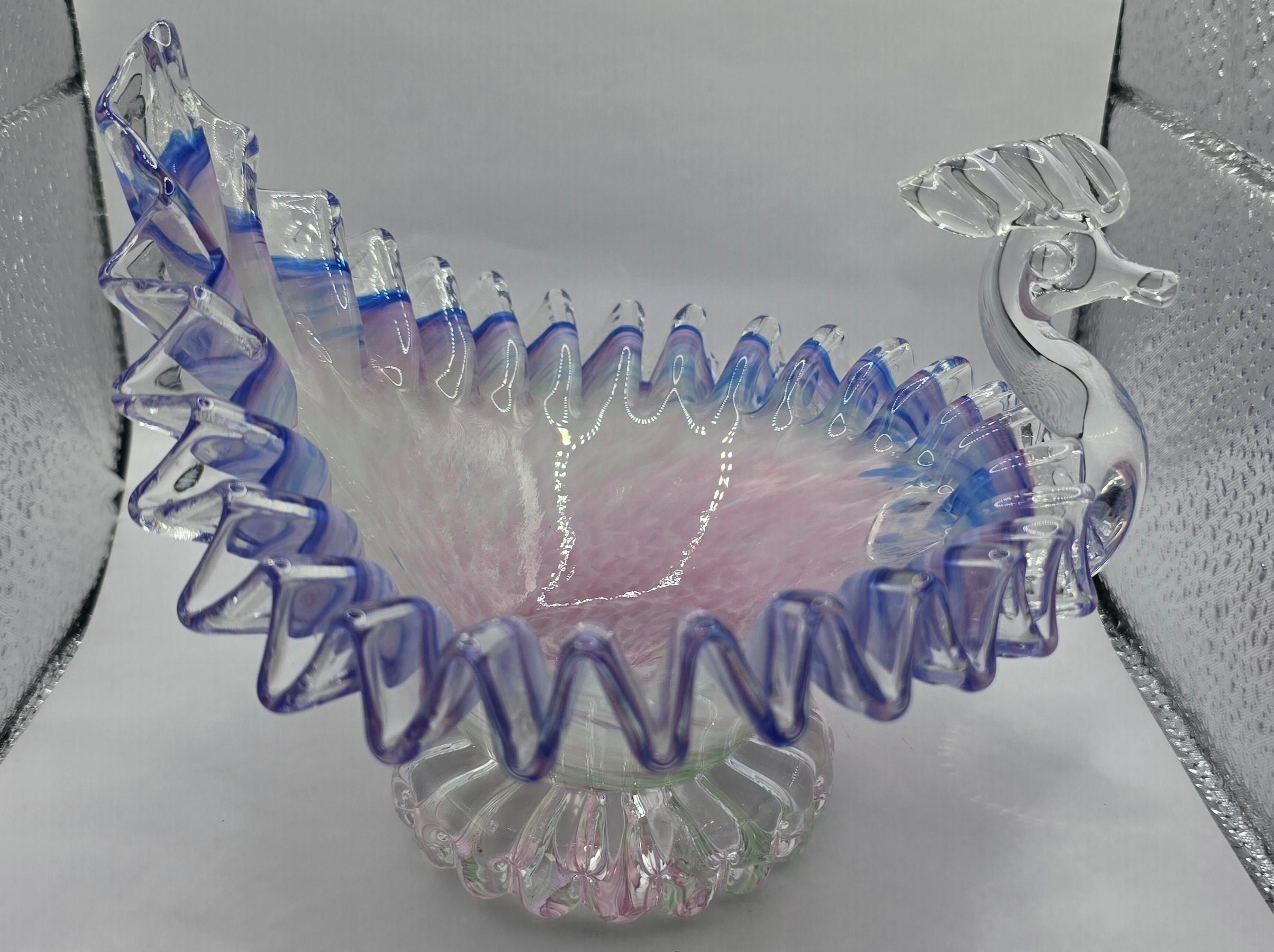 Vintage Peacock Candy Dish