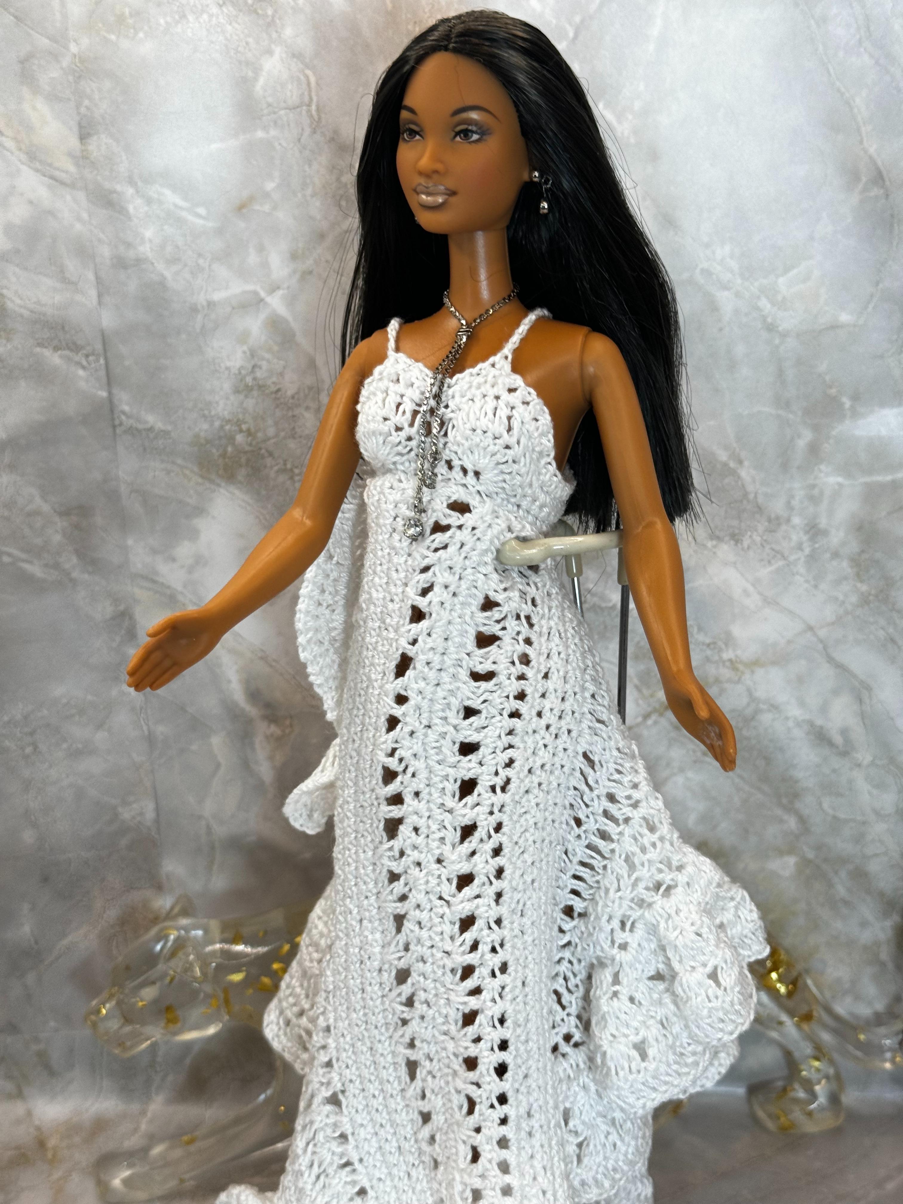 Handmade White Cotton for Barbie