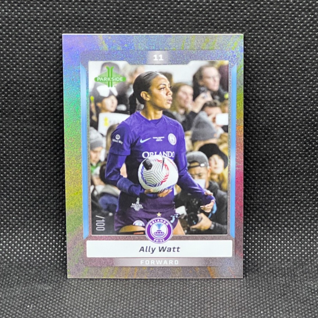 Ally Watt 2025 Parkside NWSL Vol 1 Shimmer /100 Soccer Card