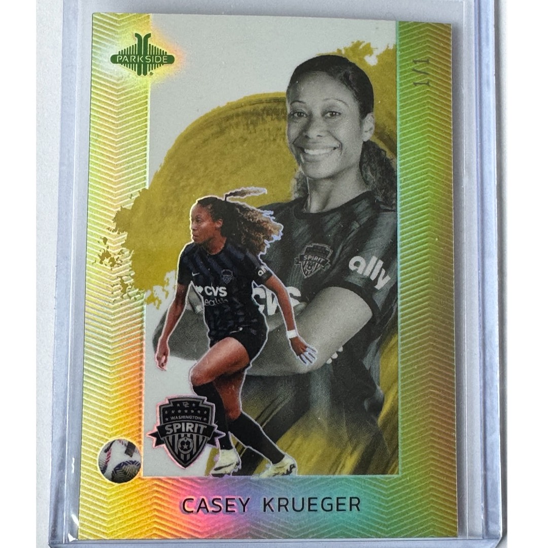 Casey Krueger 2024 Parkside Pacific 1/1 Gold Washington Spirit #88