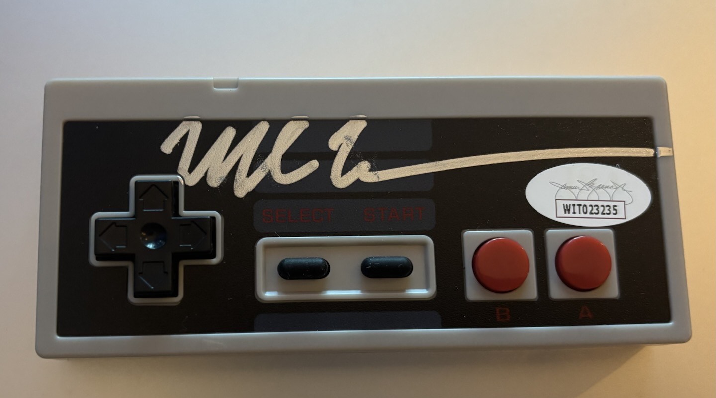 Mike Tyson Signed Punch Out Nintendo Controller JSA Authenticated
