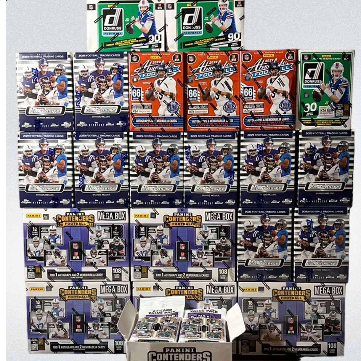 Las Vegas Raiders - 2022/23 Topps & Panini Football 21 Box/12 Pack Live ...