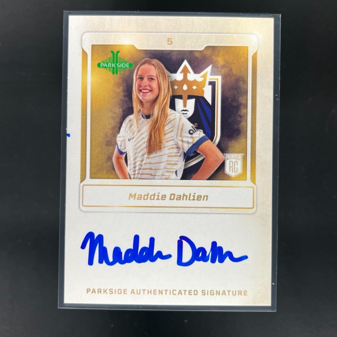 Maddie Dahlien 2025 Parkside NWSL Vol 1 Signature Series Autograph ...