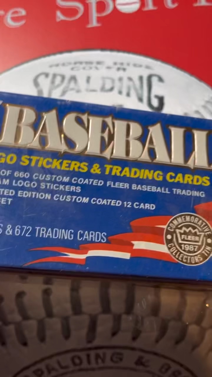 Large lot Of Vintage 1987-1992 Factory Sealed Baseball Card Sets