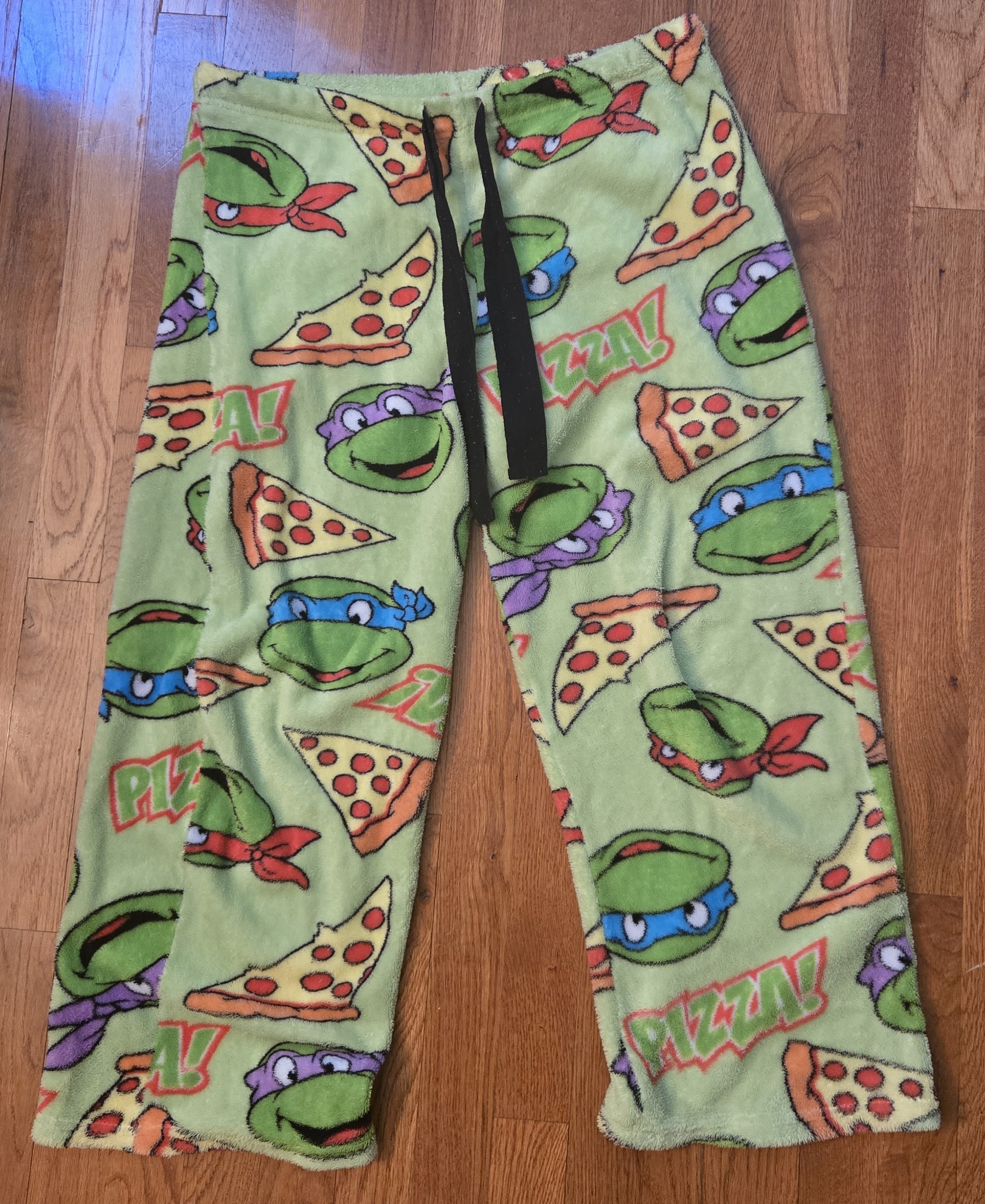 Teenage Mutant Ninja Turtles Pizza Pajama Pants Women's Size Medium
