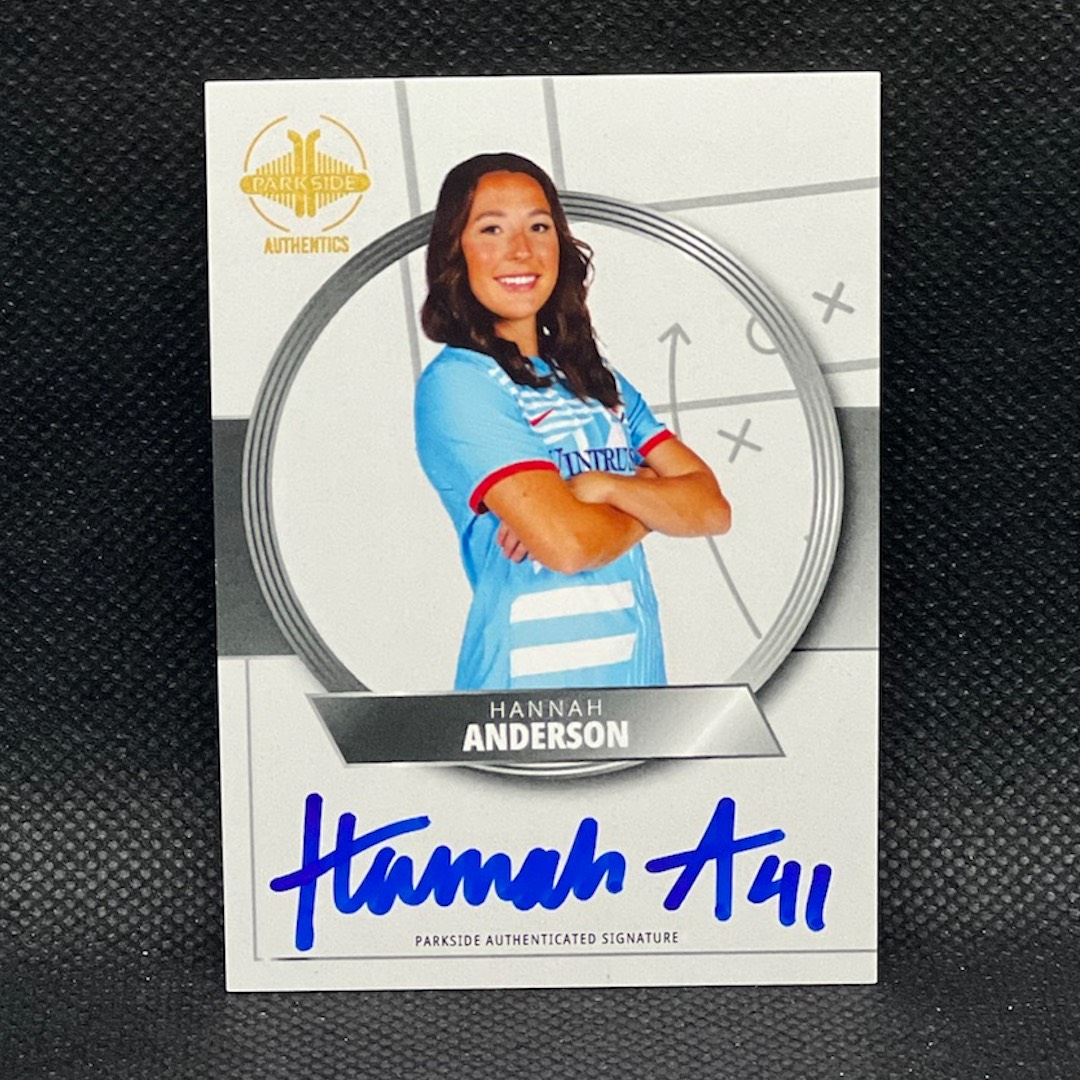 Hannah Anderson 2024 Parkside NWSL Vol 2 Signature Series Autograph ...