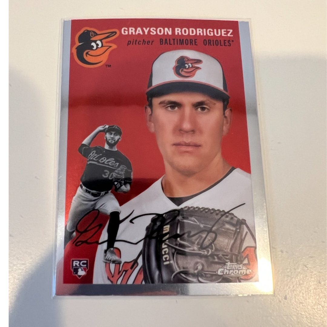 Grayson Rodriguez RC Platinum Anniversary Baltimore Orioles
