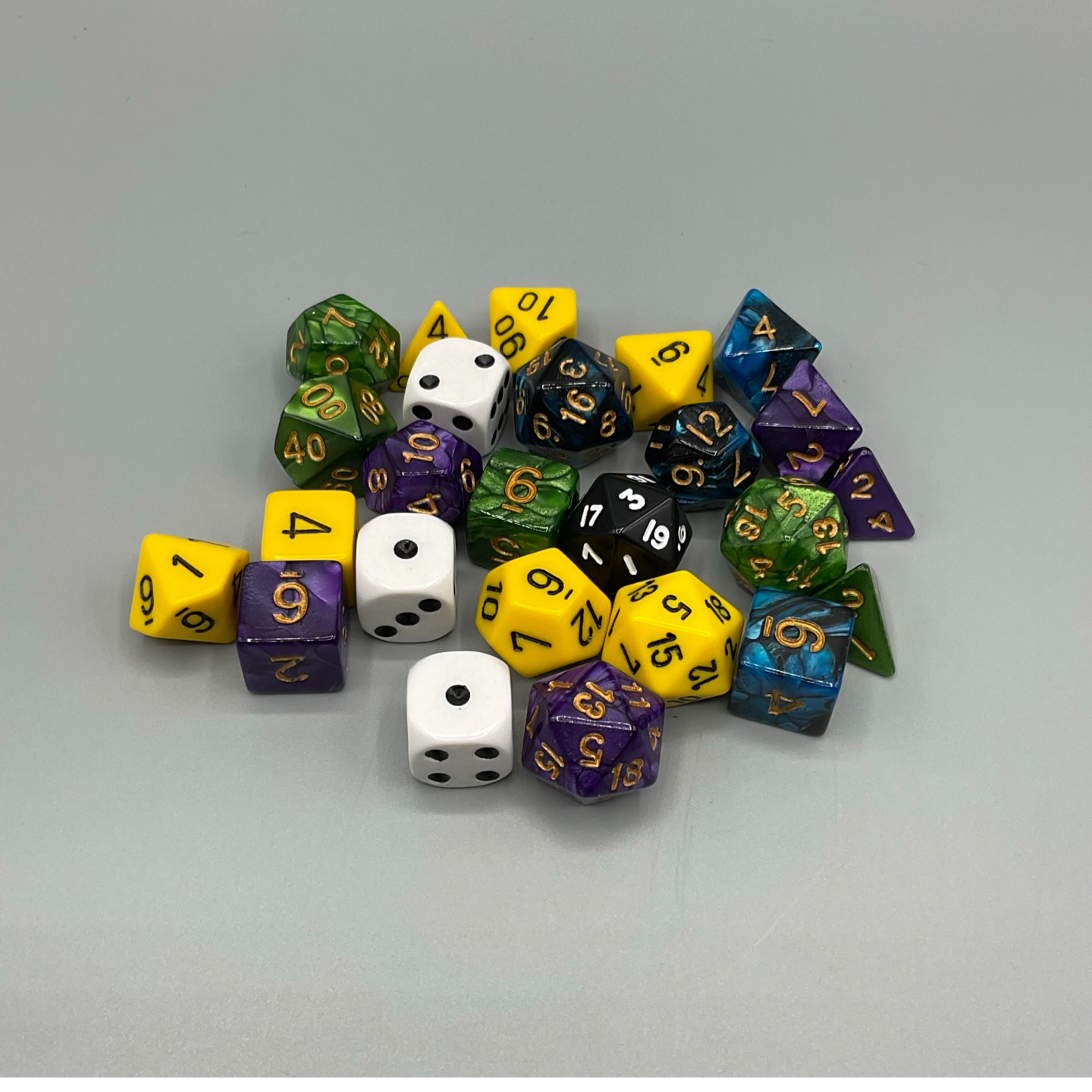 Mixed Gaming Dice