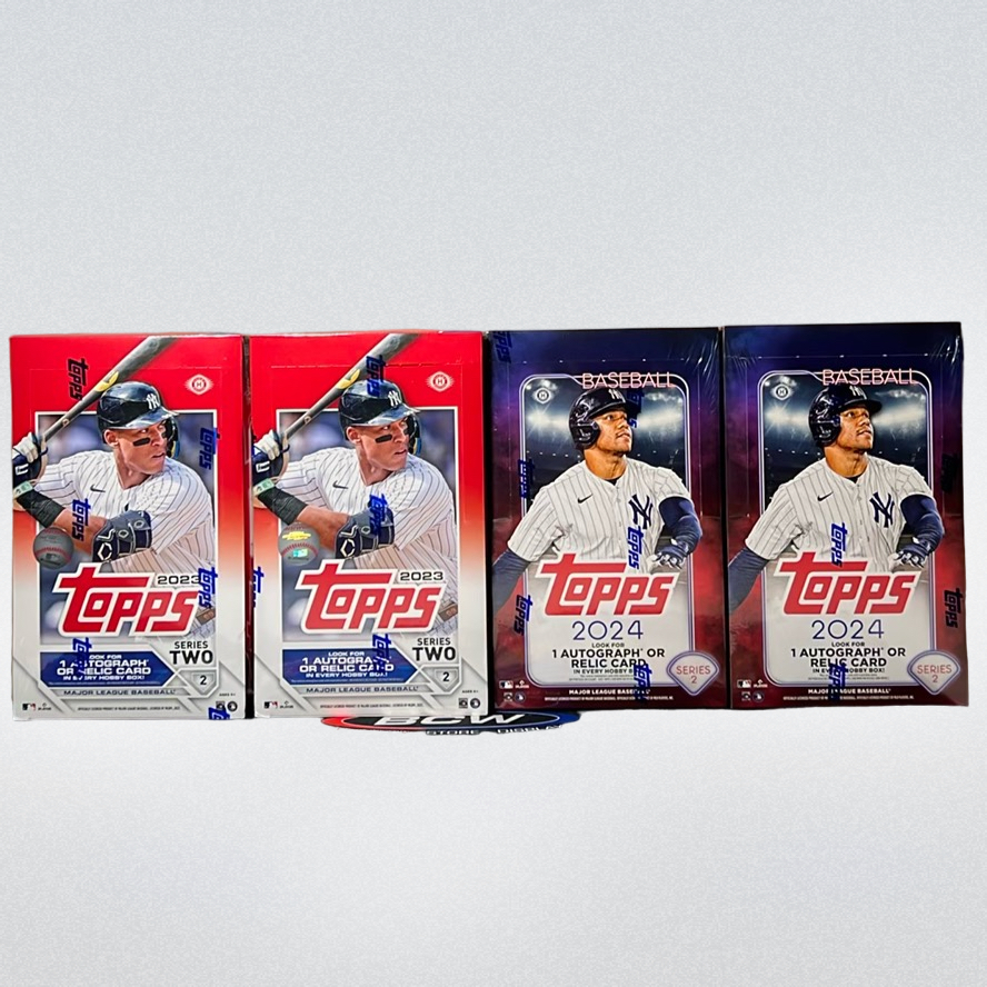 2023/24 Topps Series 2 Baseball 4 Hobby Box Live Team Rip MBB415 ...
