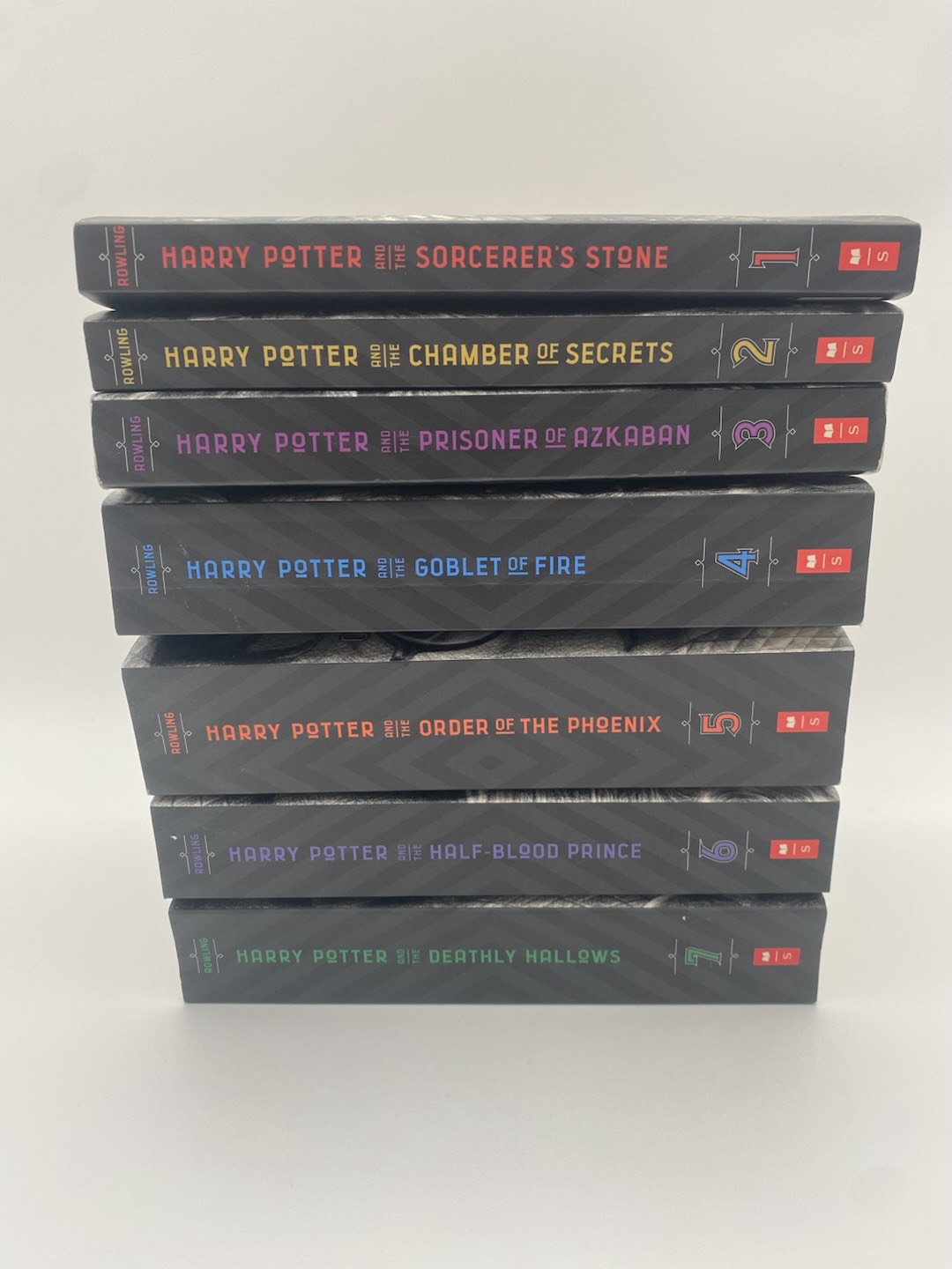 Harry Potter Complete Set of 7 Books by J.K. Rowling - 2018 Scholastic ...