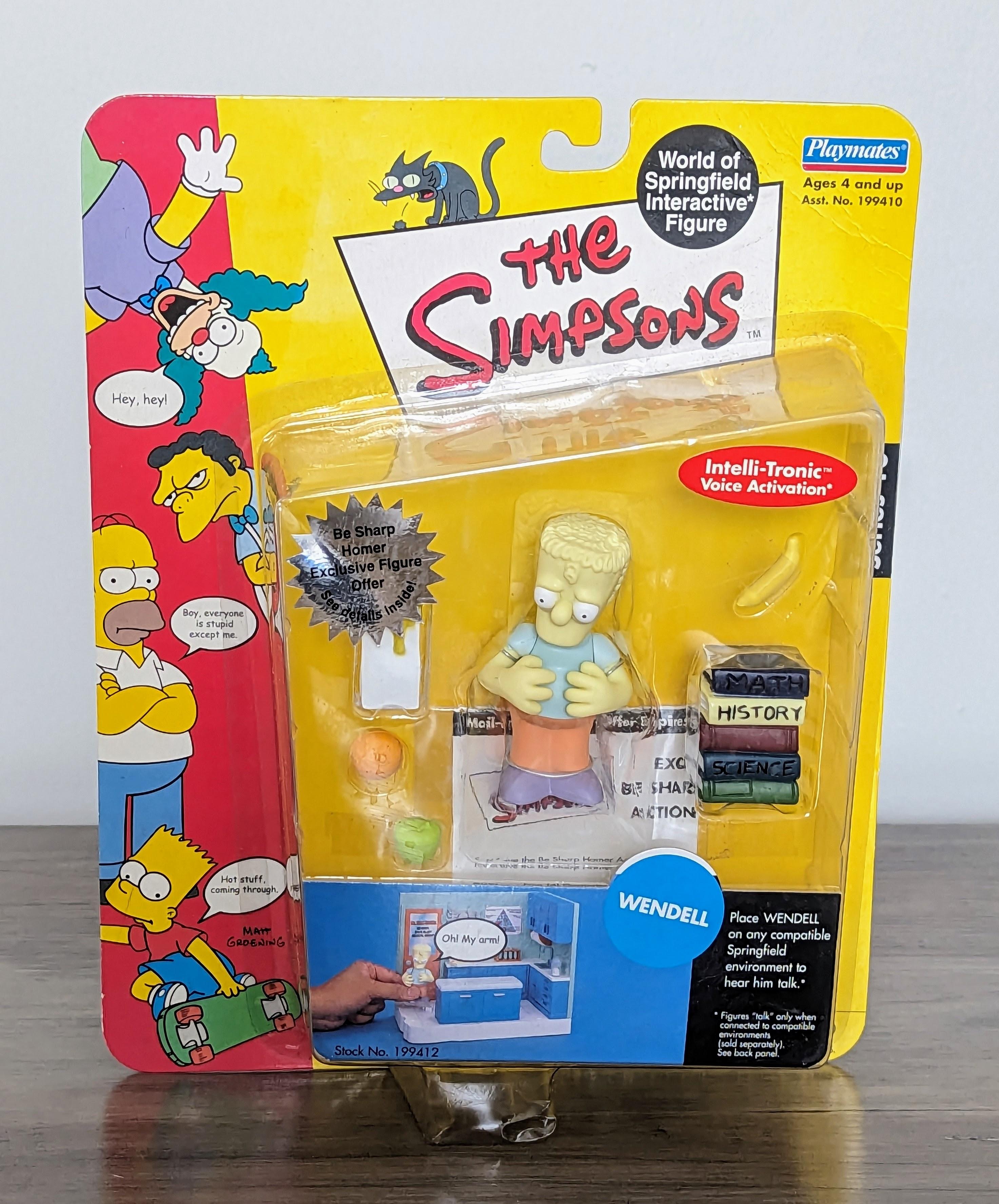 The Simpsons Wendell World of Springfield Interactive Figure Series 10 ...