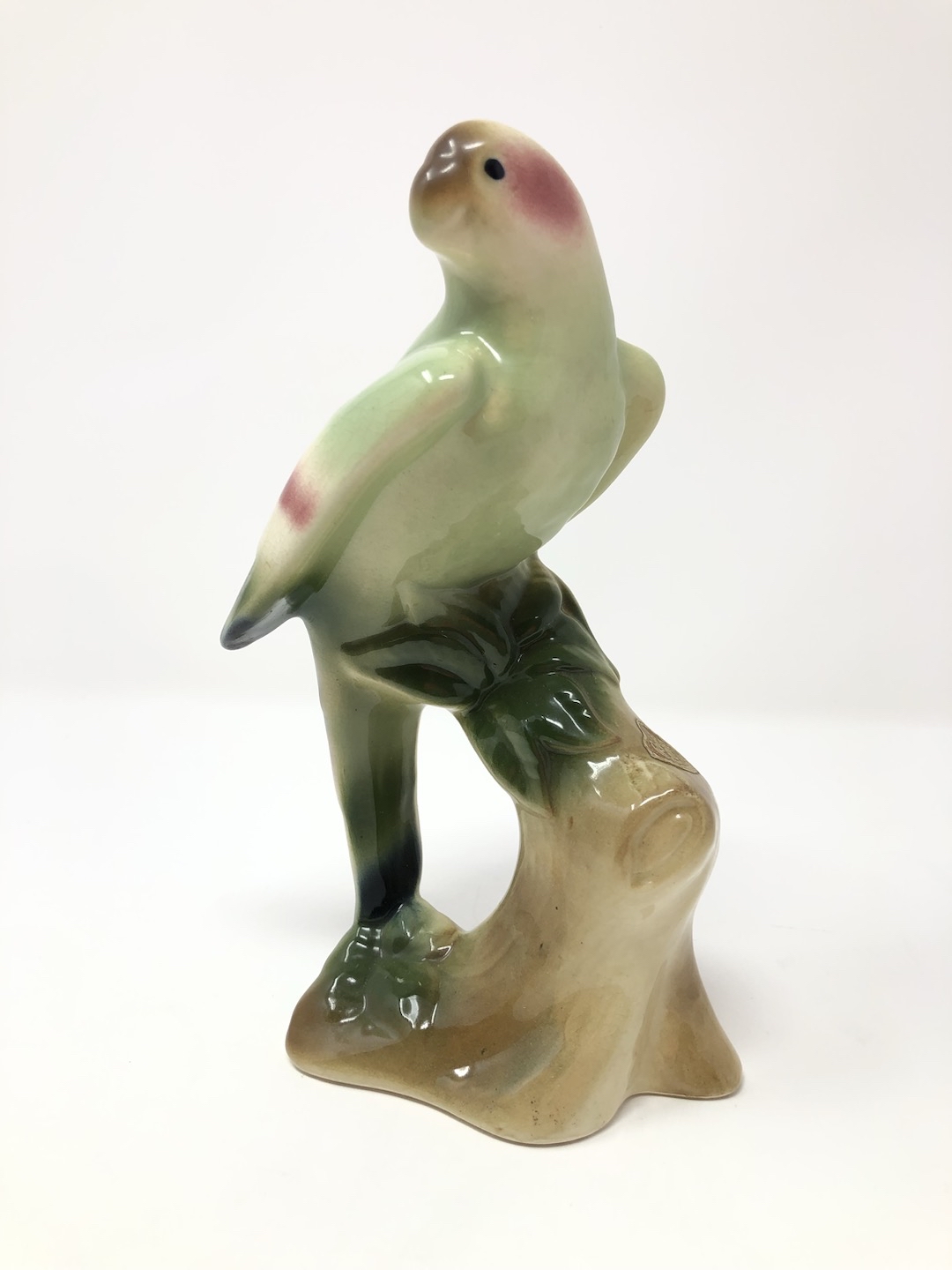 Royal Copley Perching Parrot Figurine