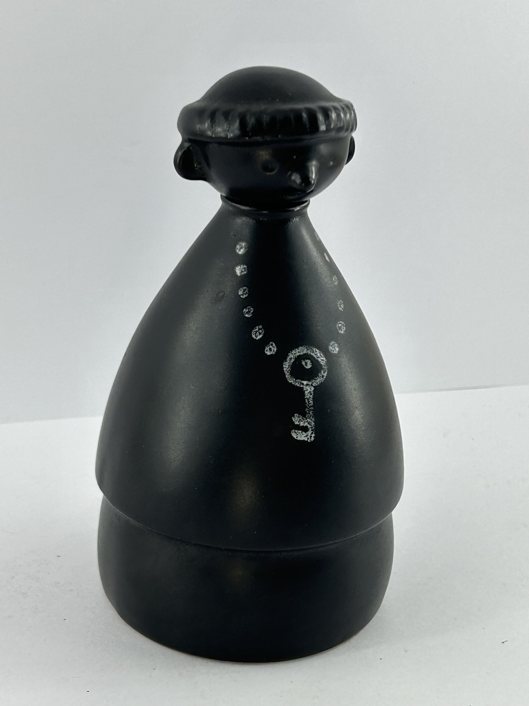 Vintage Ceramic Monk Decanter Bottle Halmstad Sweden