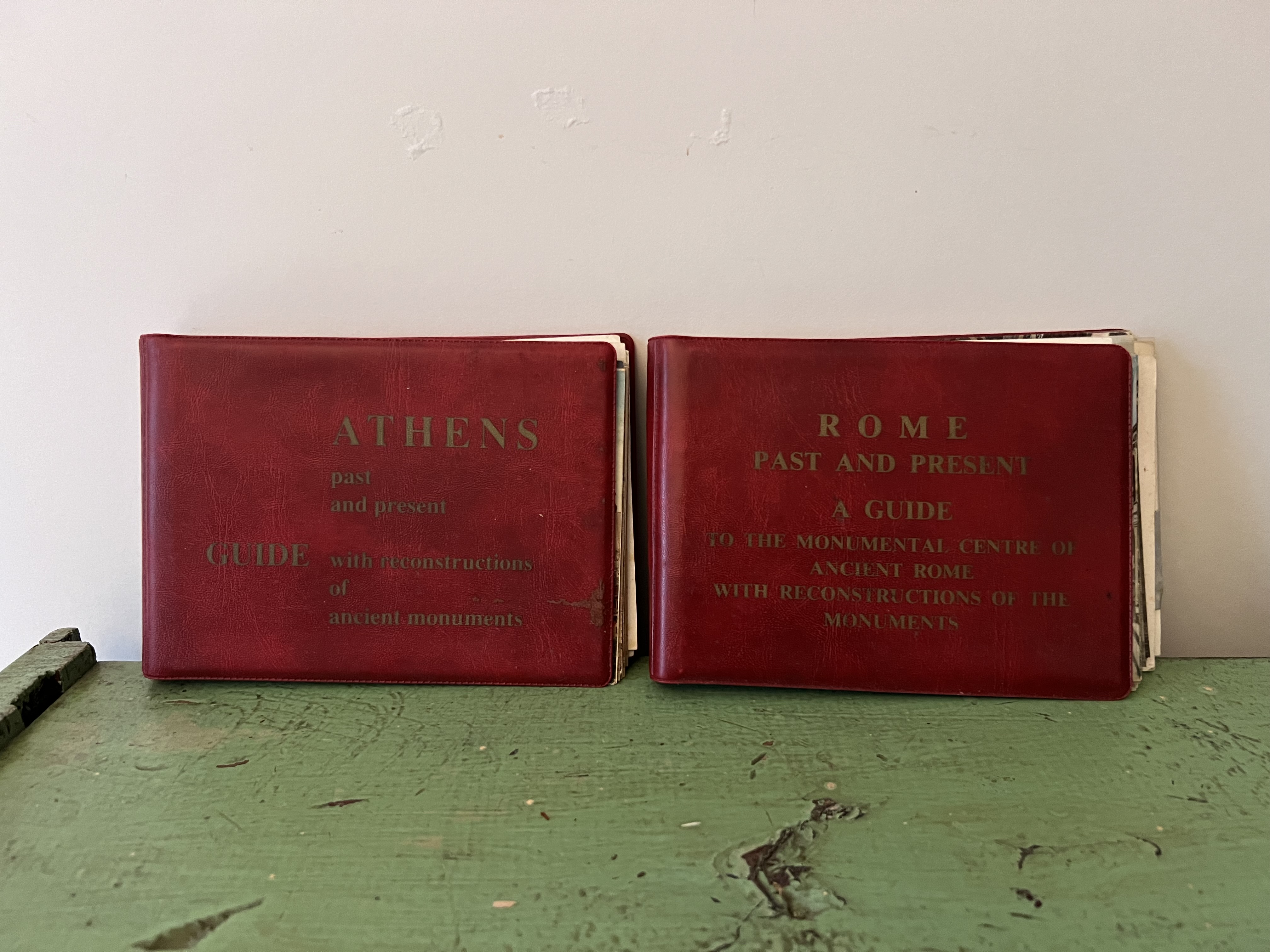 Vintage Past and Present Guide Books Rome/ Athens. 1962 Vision ...