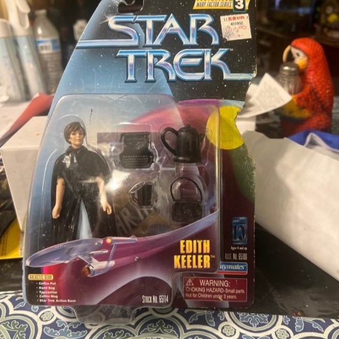 Star Trek Edith keeler action figure new vtg