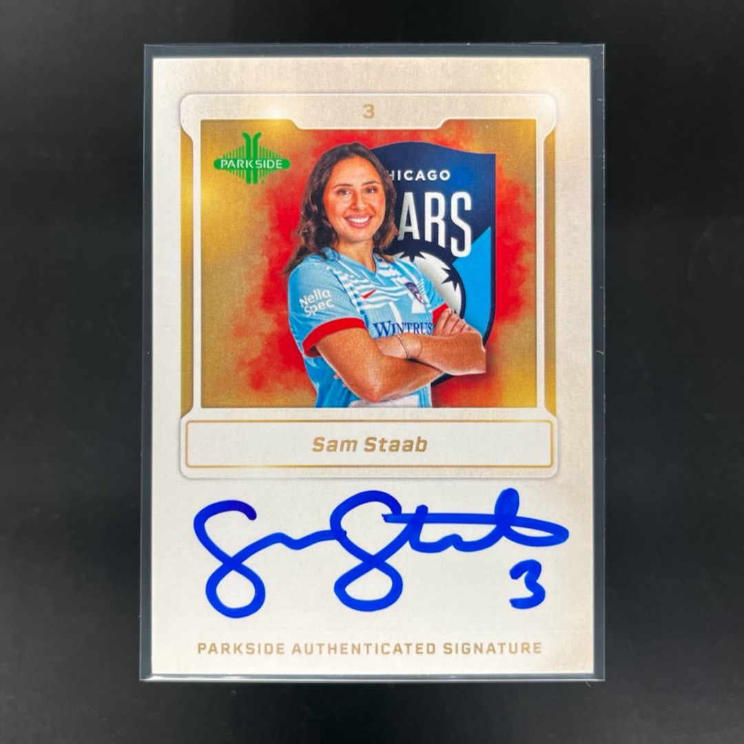 Sam Staab 2025 Parkside NWSL Vol 1 Signature Series Autograph Soccer Card