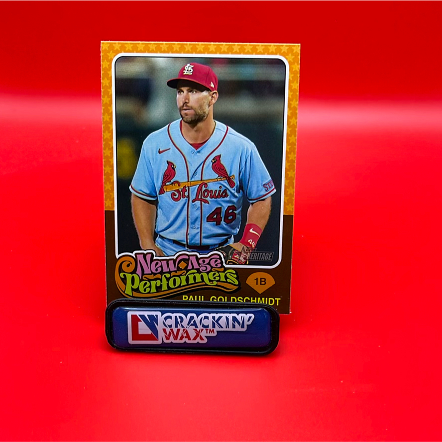 Paul Goldschmidt 2024 Topps Heritage New Age Performers St. Louis Cardinals
