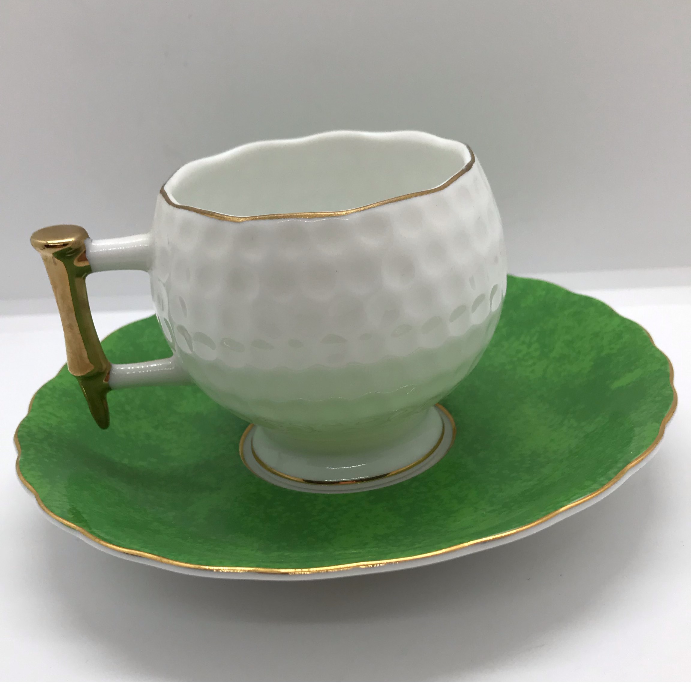 Horchow Japan Golf Cup & Saucer