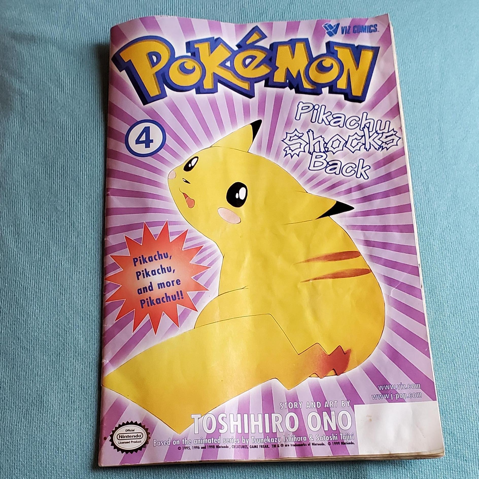 1999 Pokemon Pikachu Shocks Back, Viz Comics, Toshihiro Ono