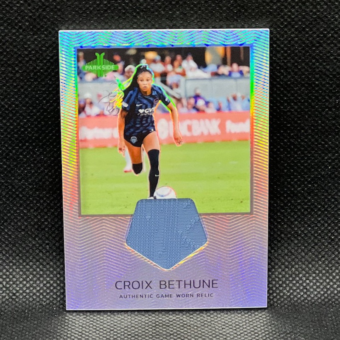 Croix Bethune 2024 Parkside Pacific Relic Washington Spirit Soccer Card