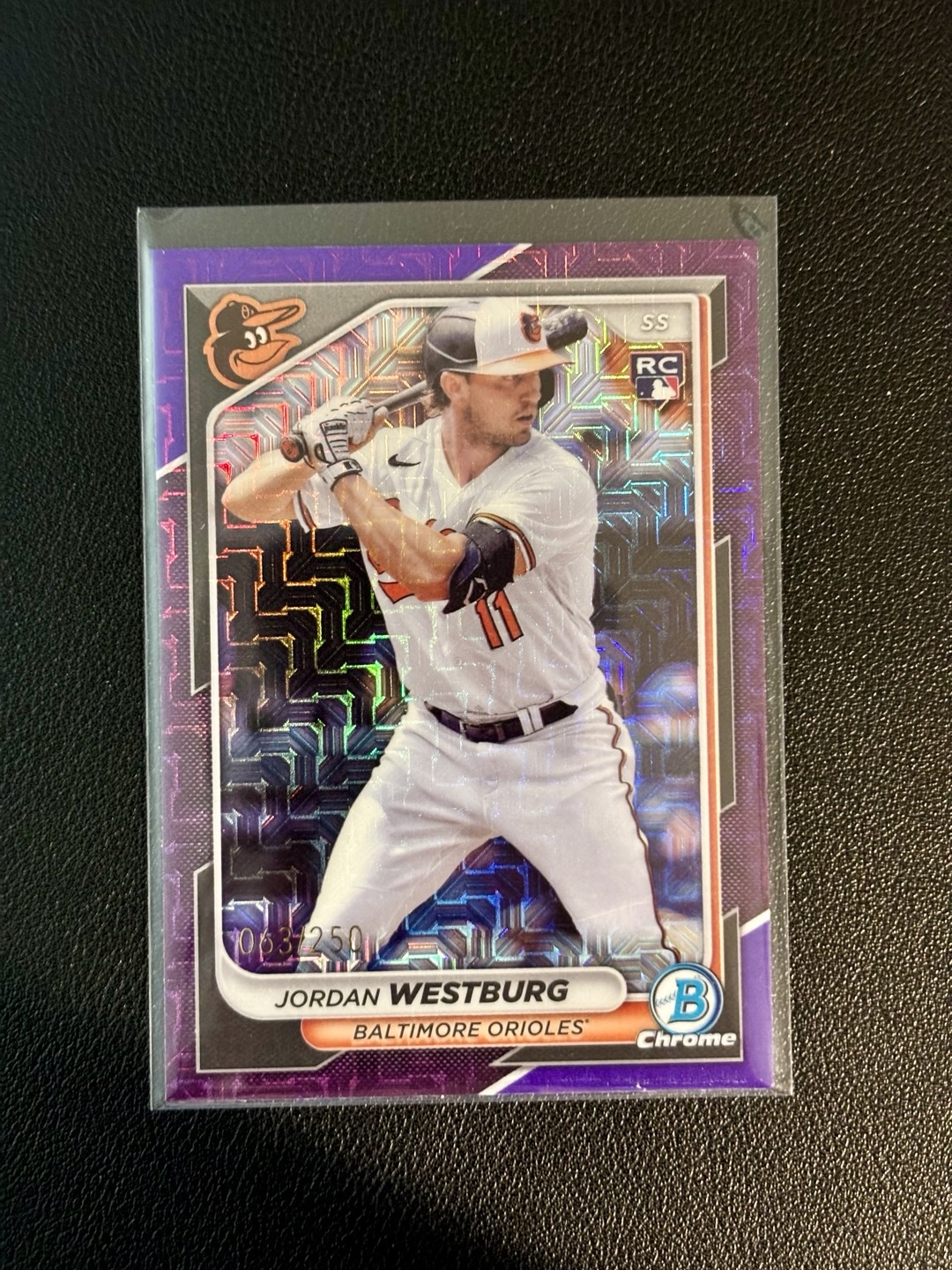 Jordan Westburg 2024 Bowman Mega Purple Mojo /250 Rookie - Baltimore ...