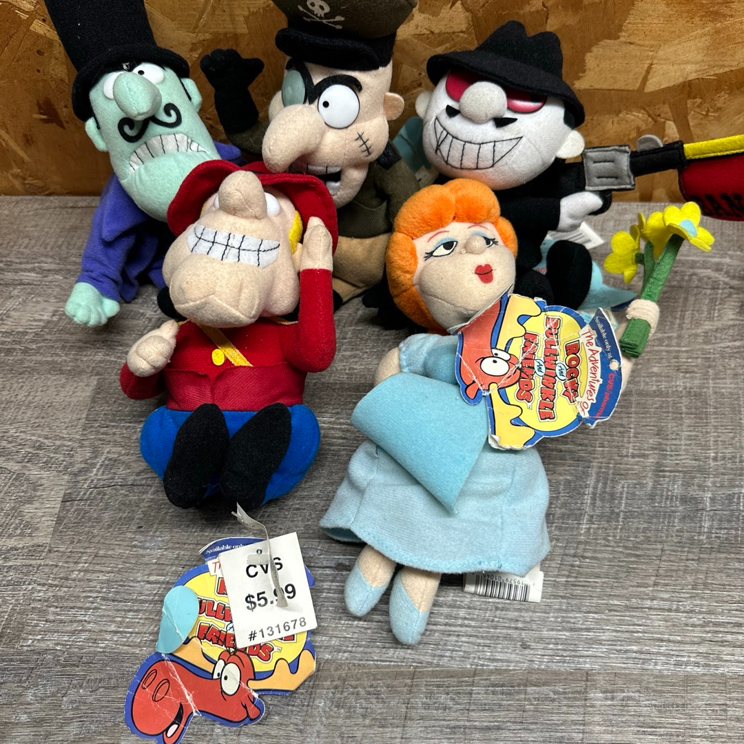 Bullwinkle Plush Lot