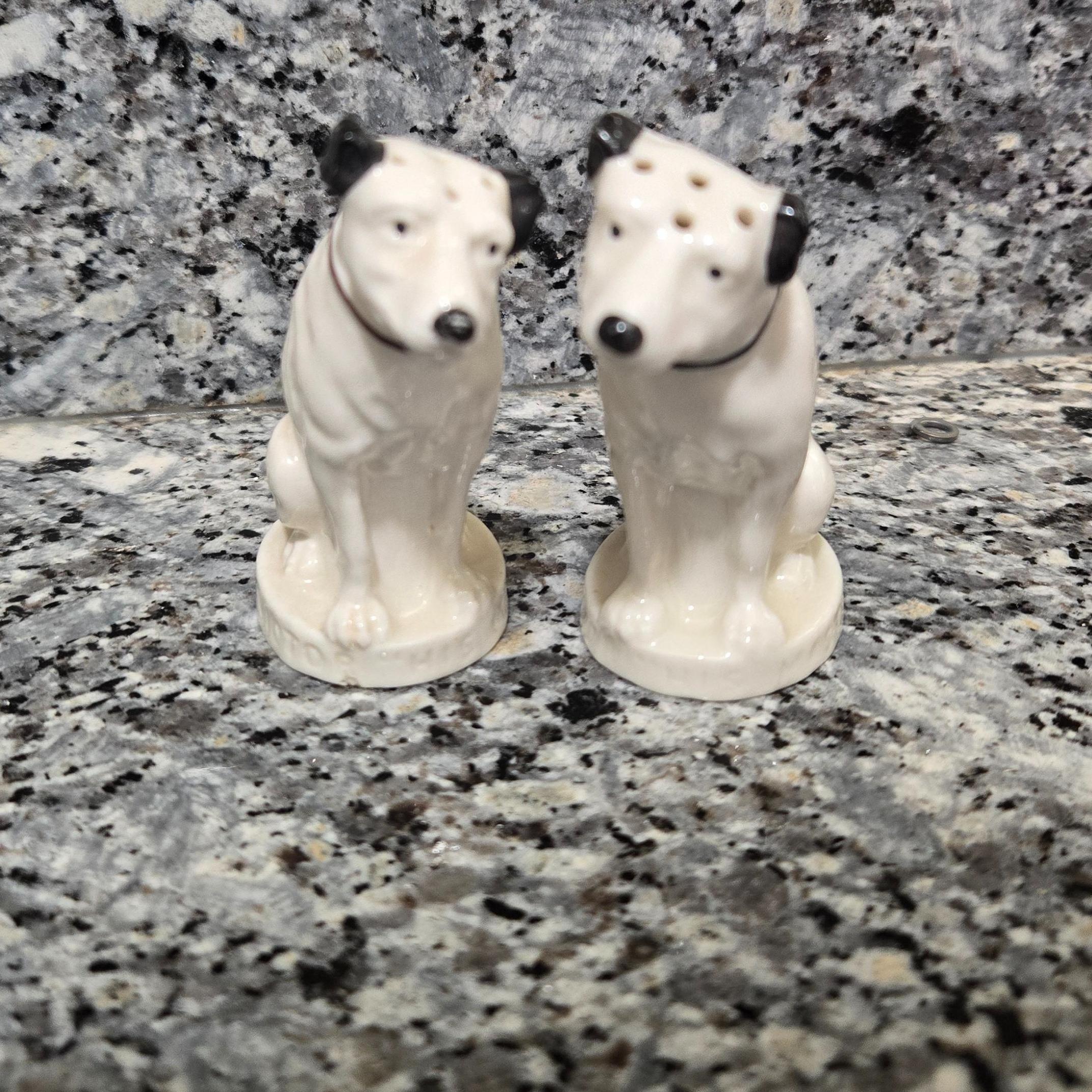 Vintage Lenox Nipper RCA Dogs Salt and Pepper Shakers